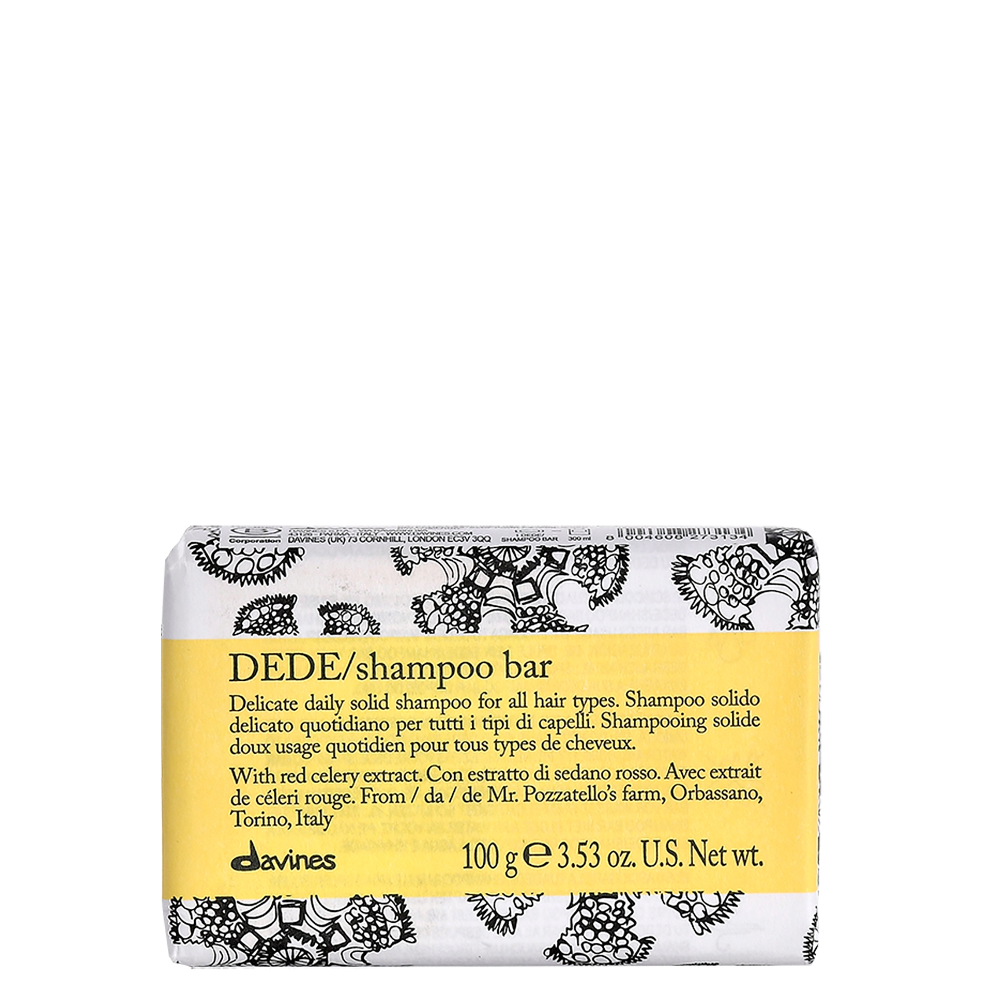 Davines DEDE Shampoo Bar 100g | Cult Beauty