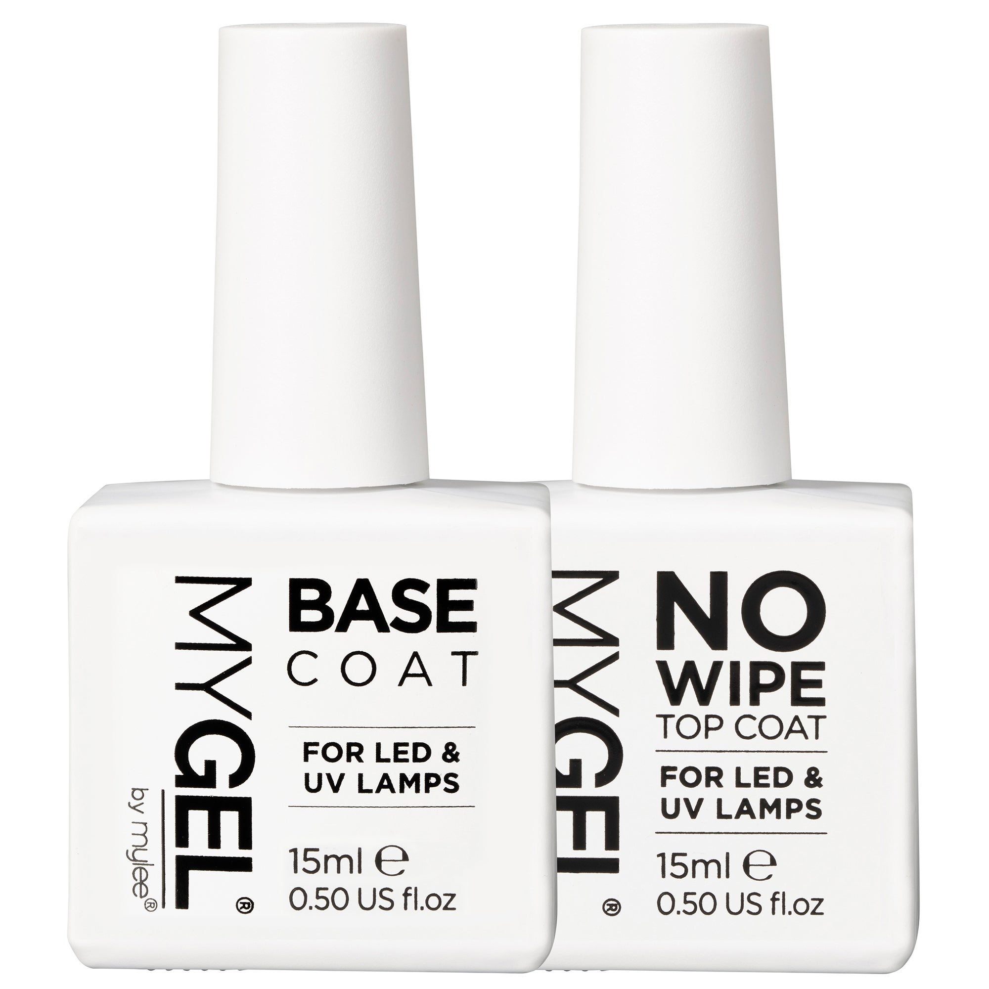 Mylee Gel Polish No Wipe Top and Base Duo | LOOKFANTASTIC