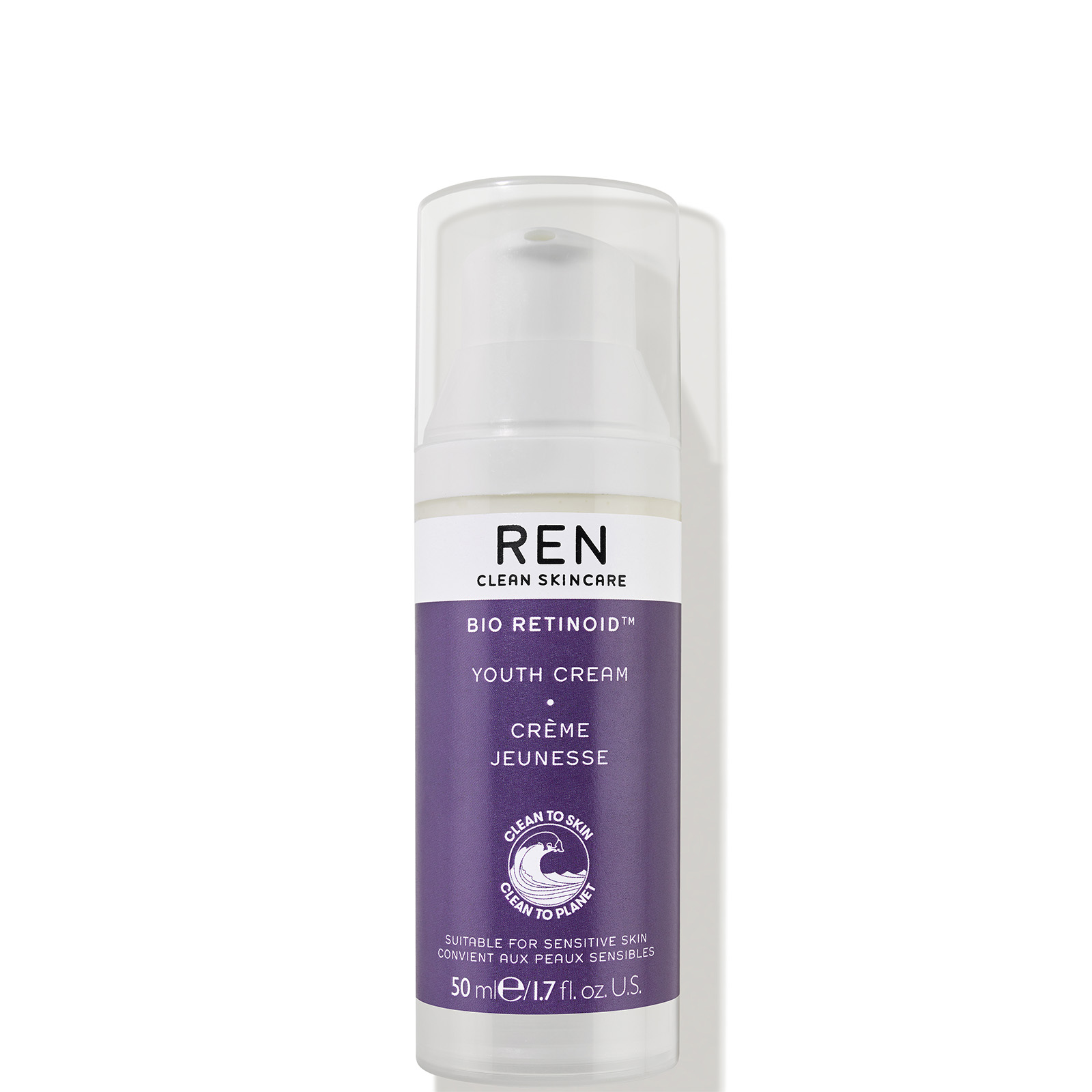 REN Clean Skincare Bio Retinoid Youth Cream 50ml | LOOKFANTASTIC