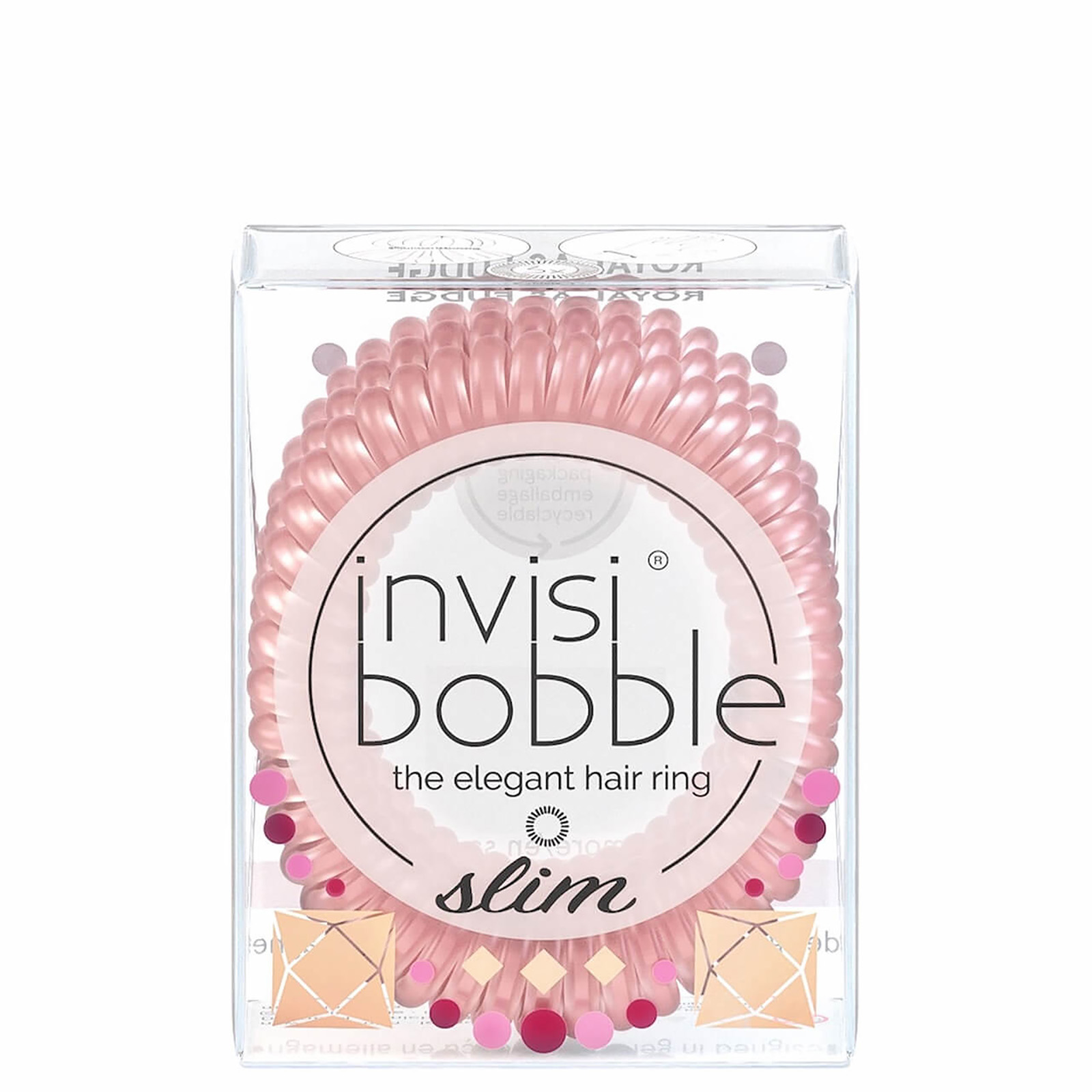 invisibobble British Royal Slim Hair Ties Royal As Fudge | LOOKFANTASTIC
