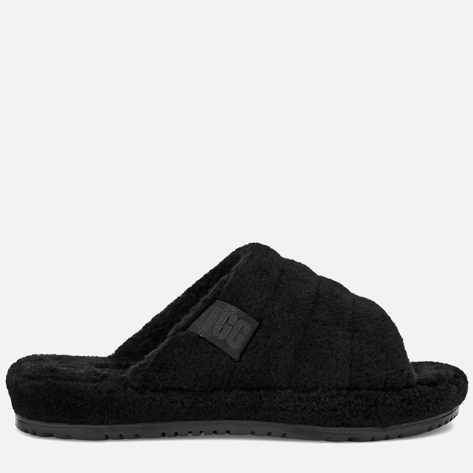 UGG Men's Fluff You Slide Slippers - Black | Coggles