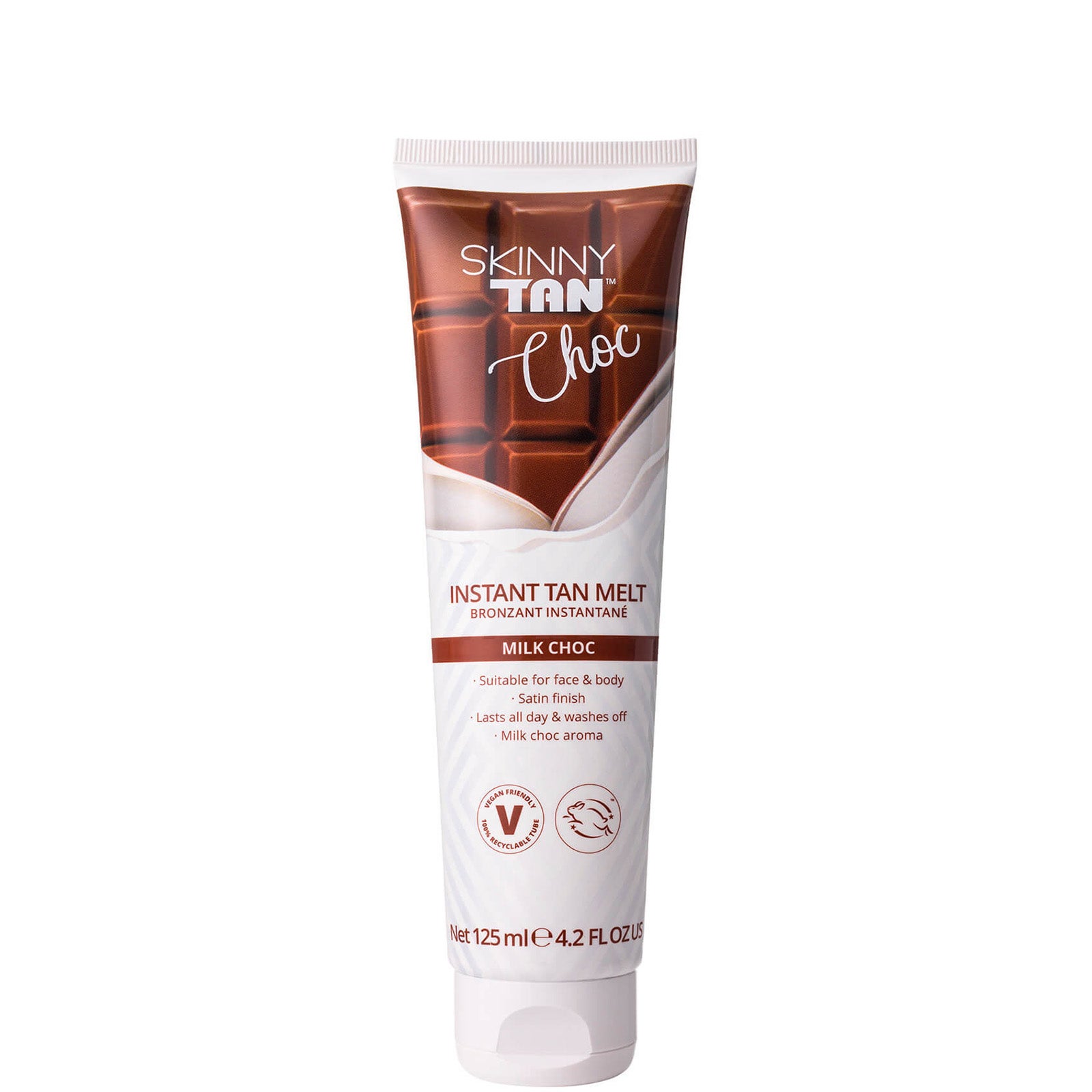 Skinny Tan Choc Instant Tan Melt Milk Chocolate 125ml | LOOKFANTASTIC