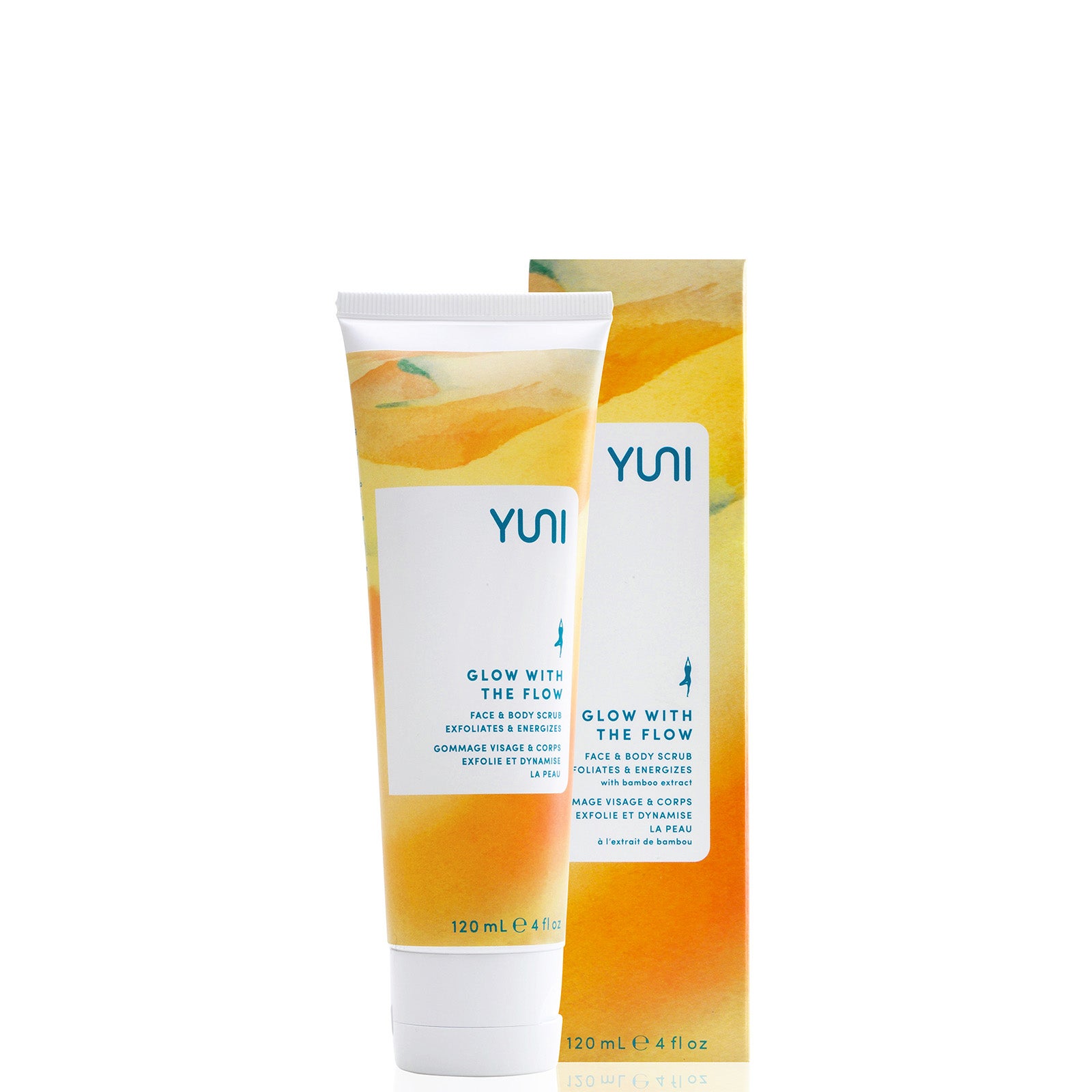 Yuni Beauty Glow with The Face and Body Scrub 120ml | LOOKFANTASTIC