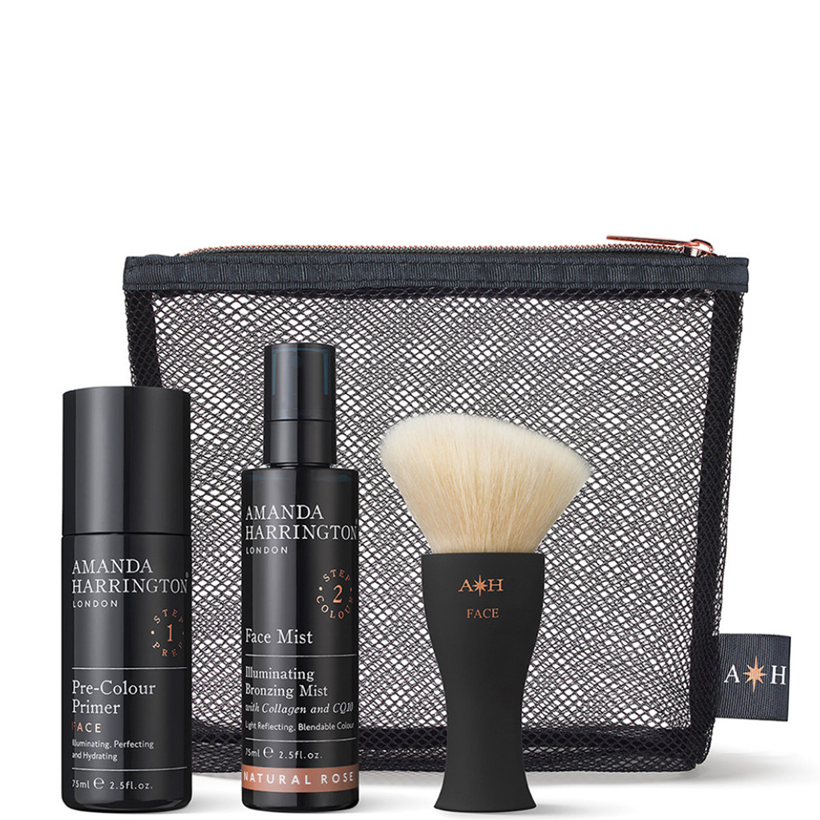 Amanda Harrington Natural Rose Face Set | LOOKFANTASTIC