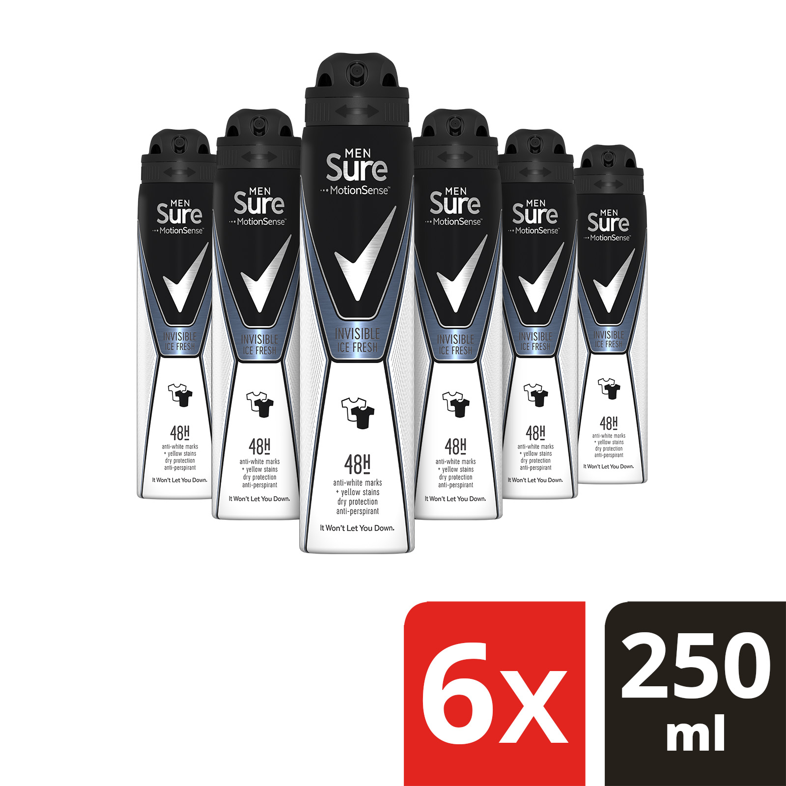 Sure Invisible Ice Fresh 48h Protection Anti-Perspirant Aerosol ...