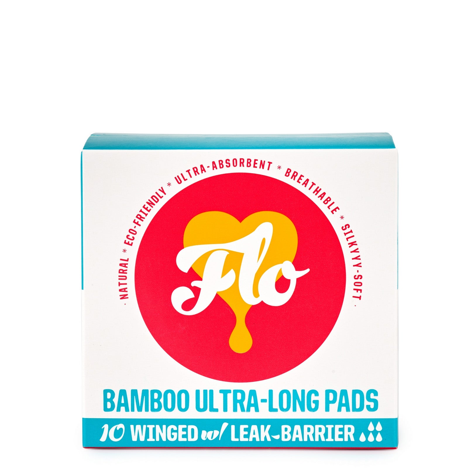 FLO Bamboo Long Pad Pack (10 Pads) | LOOKFANTASTIC
