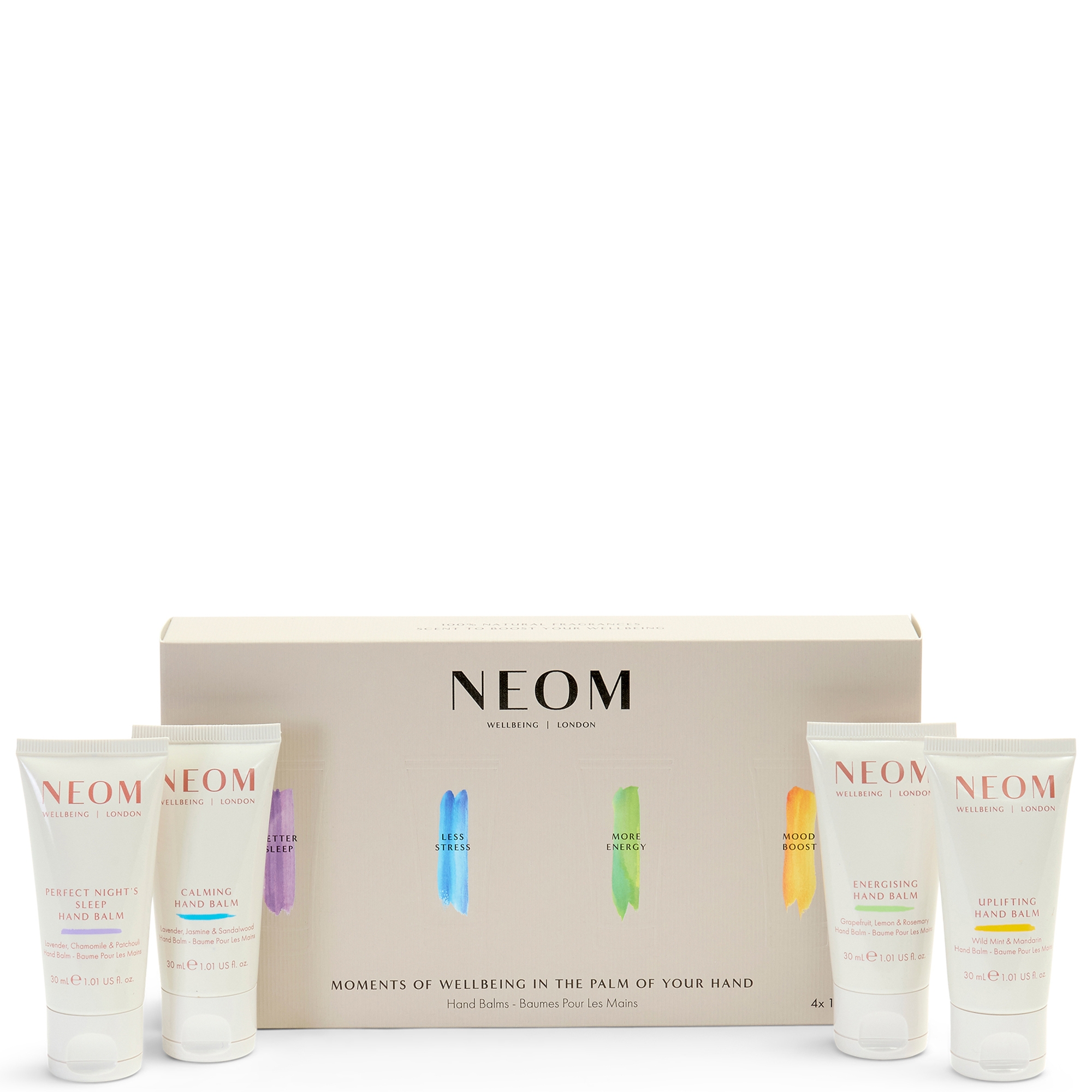 NEOM Moments of Wellbeing in The Palm of Your Hand - set creme mani ...