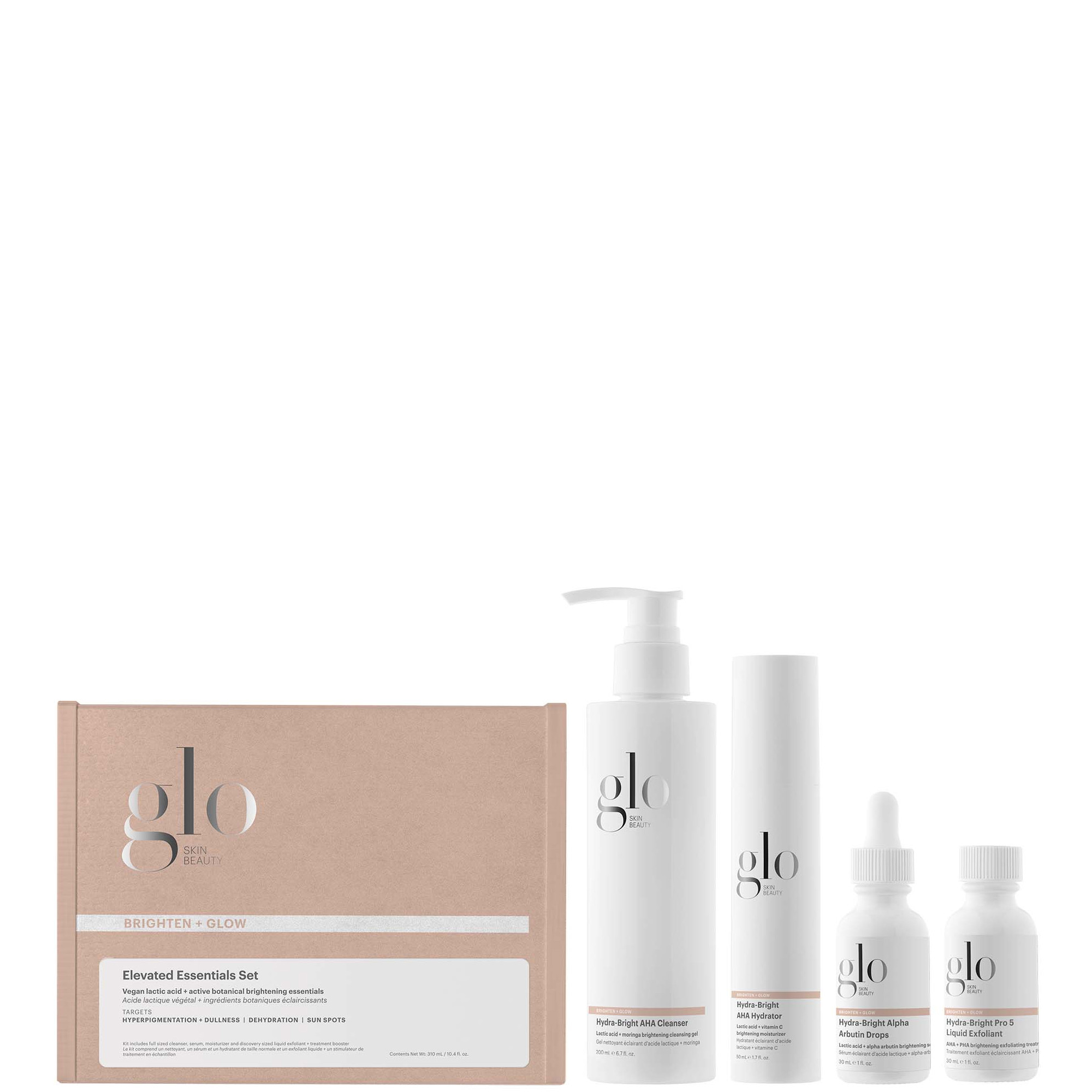 Glo Skin Beauty Brighten and Glow Elevated Essentials Set (Worth £170. ...
