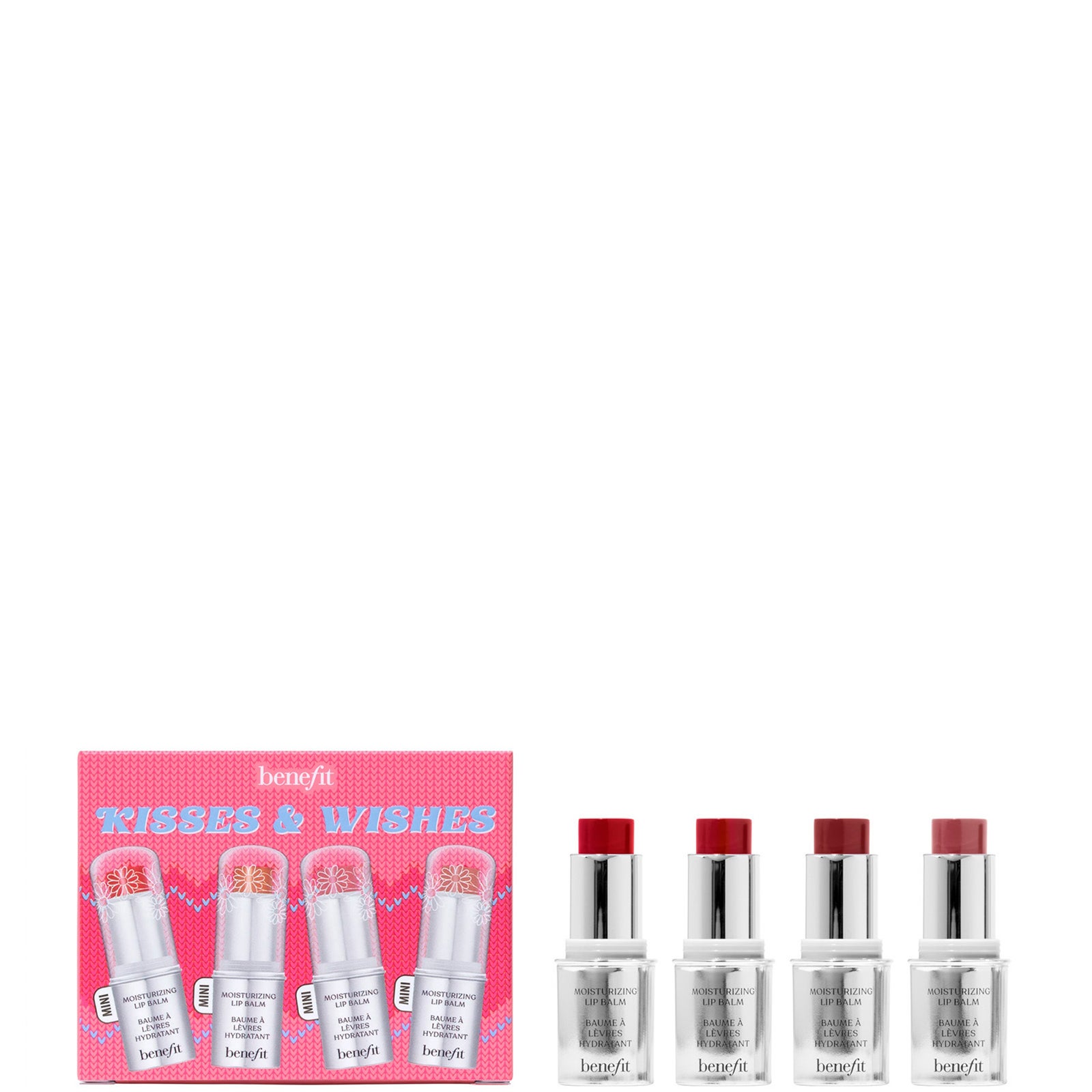 benefit Kisses and Wishes Moisturising Pigmented Lip Balm Gift Set ...