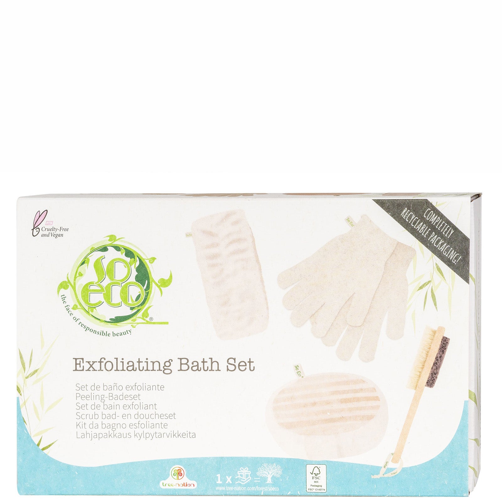 So Eco Exfoliating Bath Set (Worth £25.00) | LOOKFANTASTIC