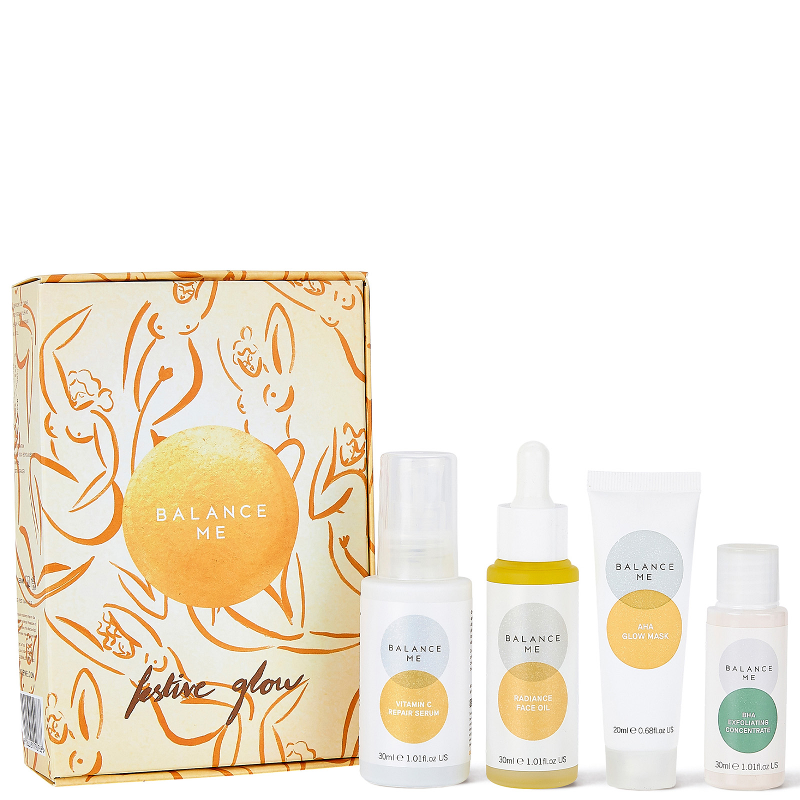 Balance Me Festive Glow Set (Worth £84.00) | LOOKFANTASTIC