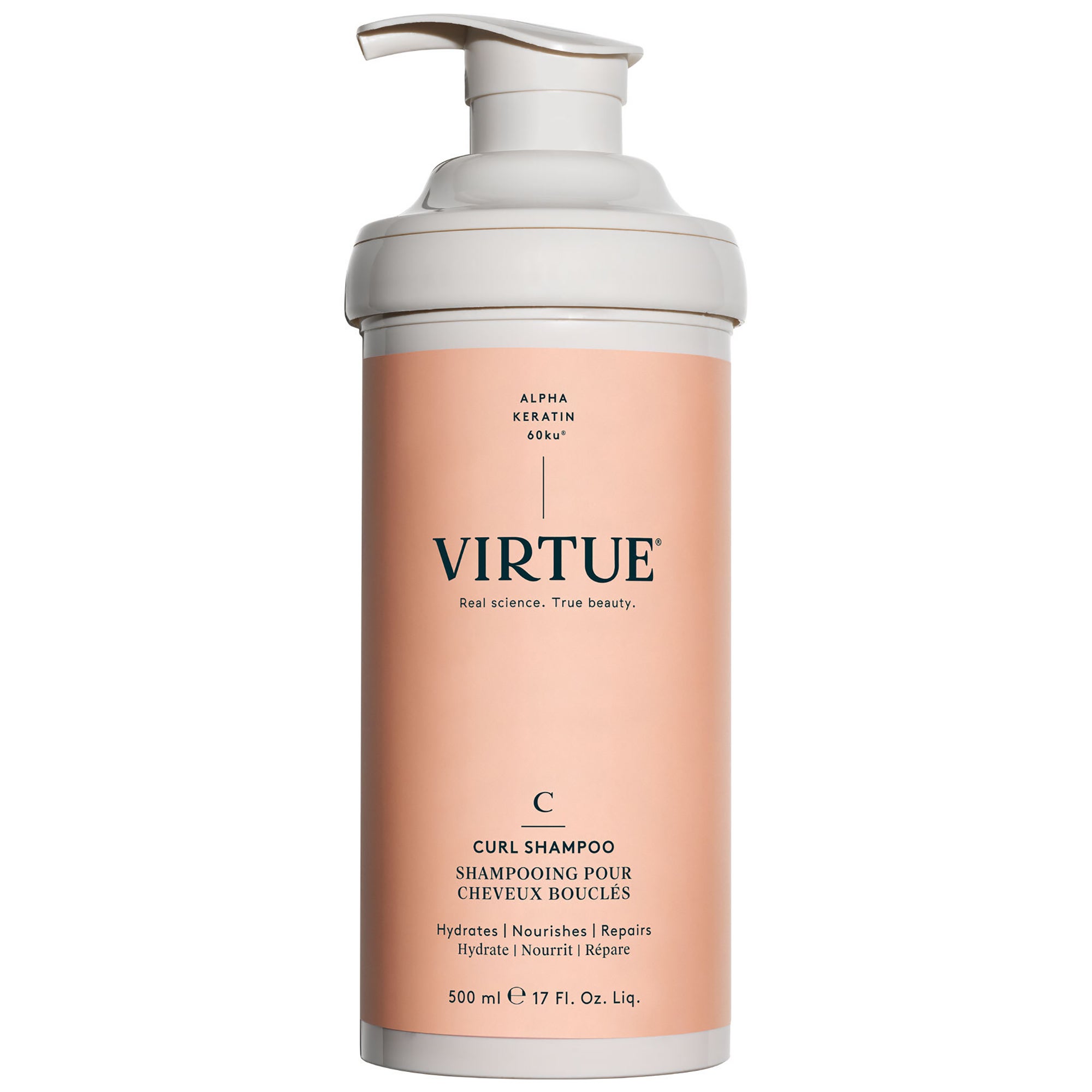 Virtue Curl Shampoo Pro Size 500ml | LOOKFANTASTIC