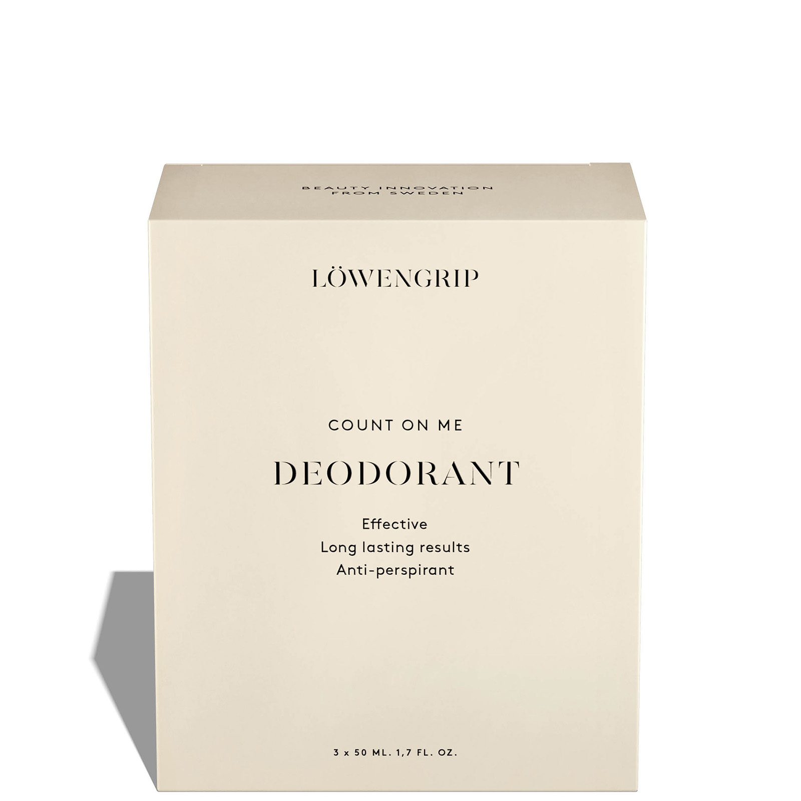 Löwengrip Count On Me Deodorant 150ml (3 Pack) | LOOKFANTASTIC