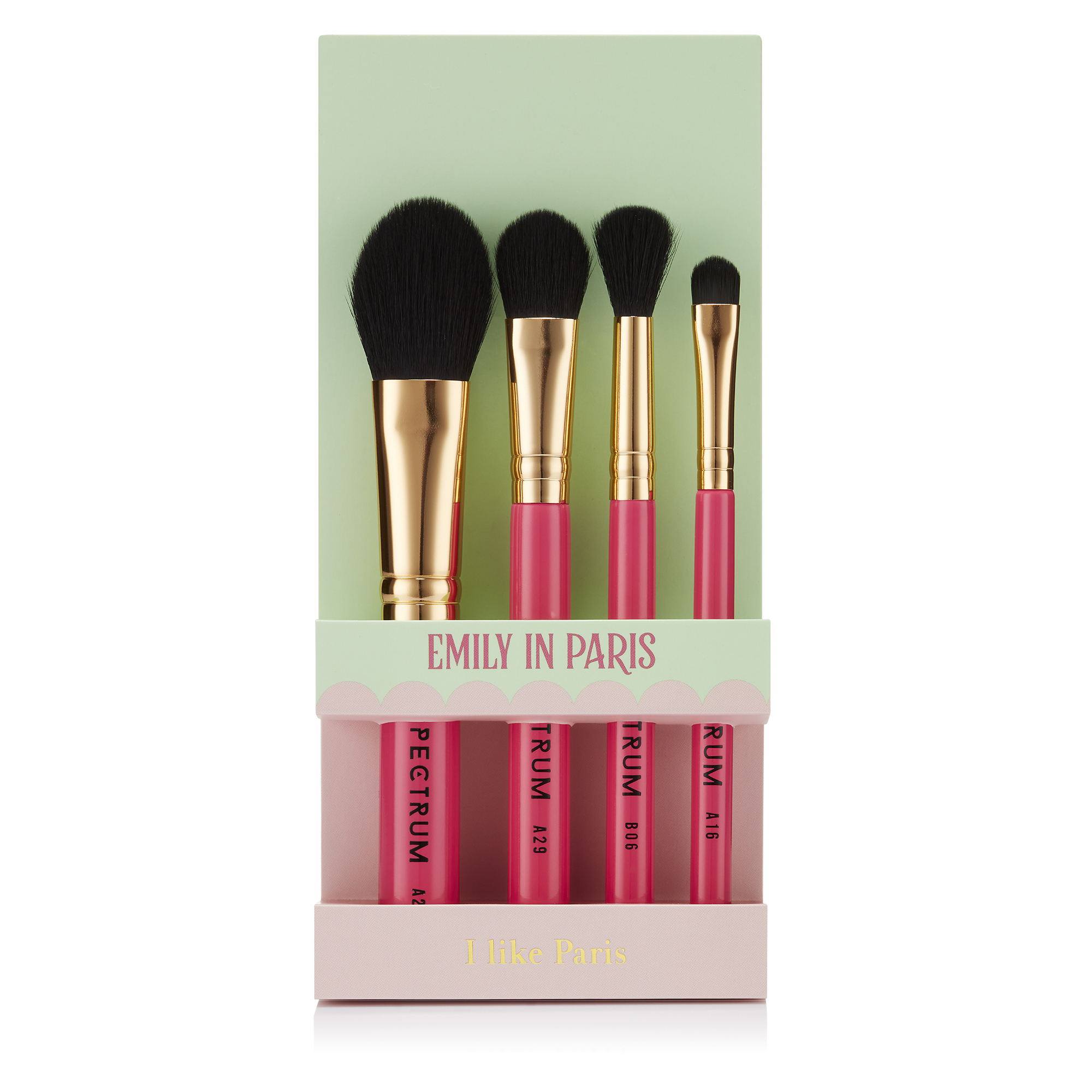 Spectrum Collections Emily in Paris 'I like Paris' 4 Piece Brush Set ...