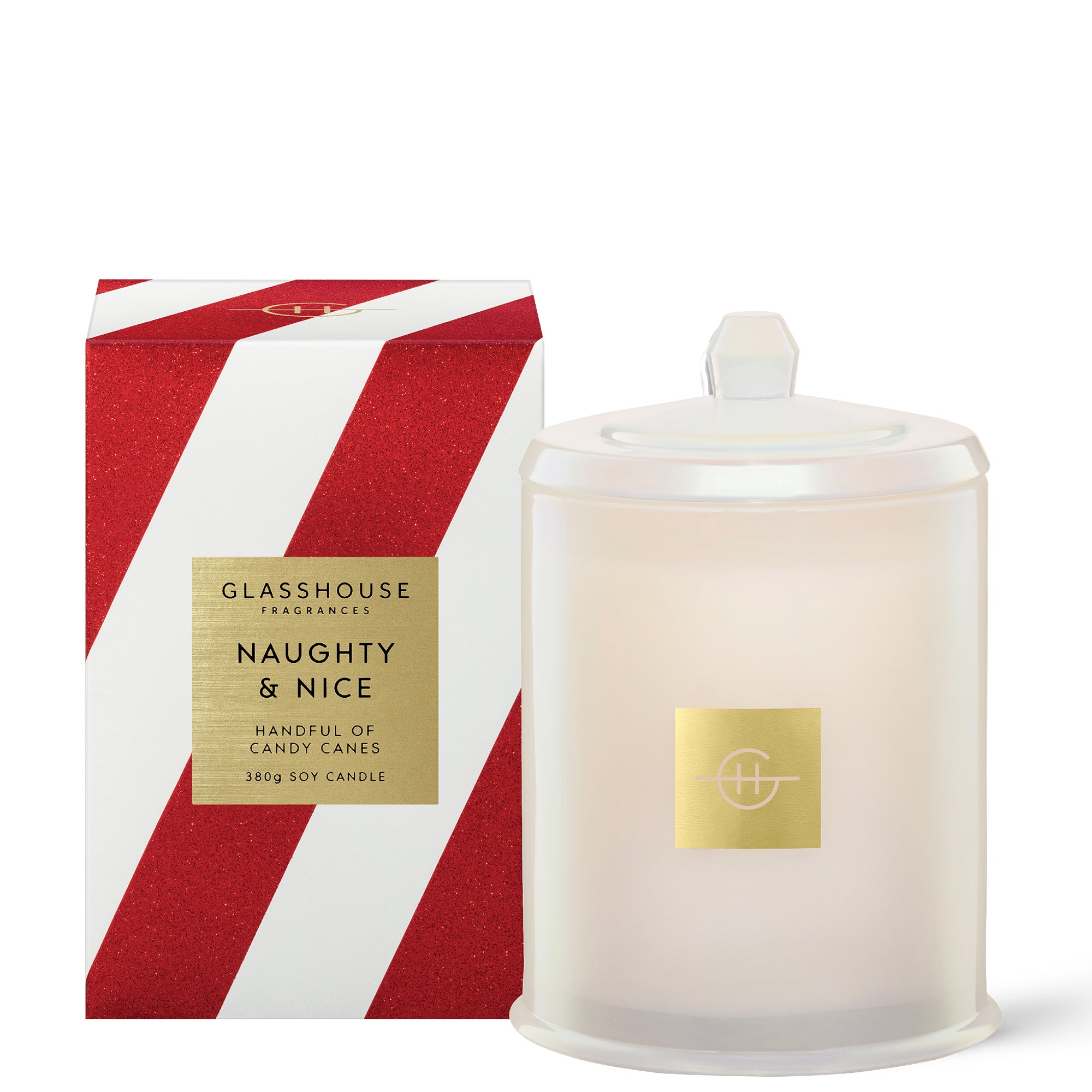 Glasshouse Fragrances Exclusive Sugar Coated Naughty and Nice Candle ...