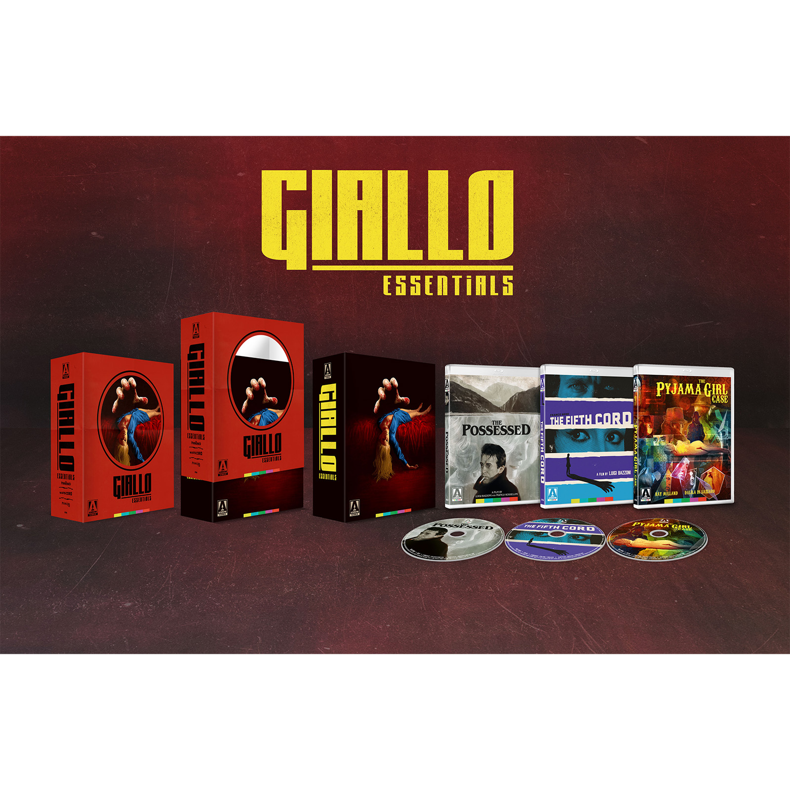 Giallo Essentials | Red| Limited Edition Blu-ray | Arrow Video US