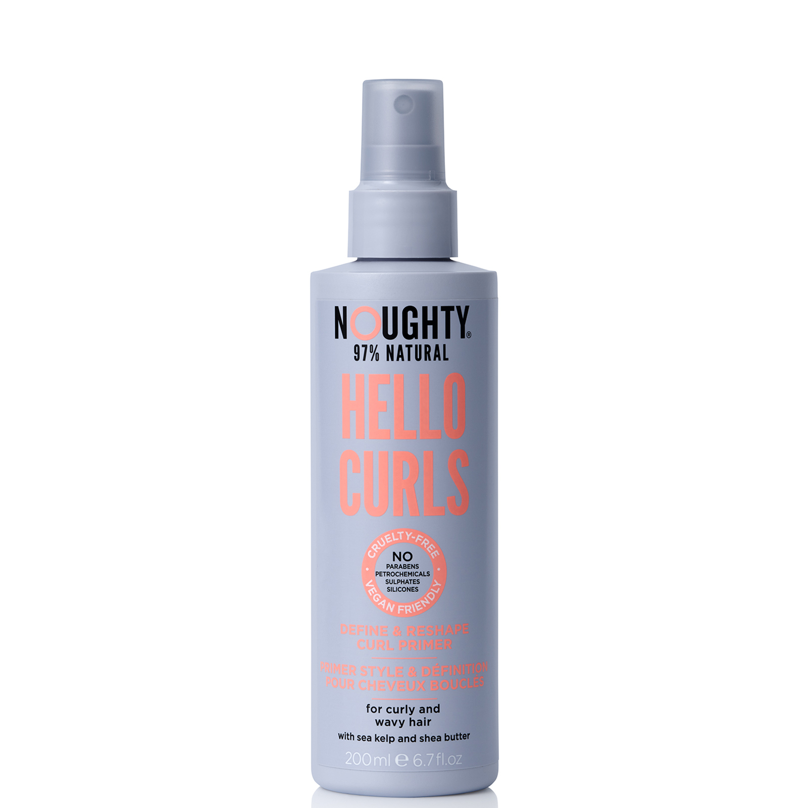 Noughty Wave Hello Curl Primer 200ml | LOOKFANTASTIC