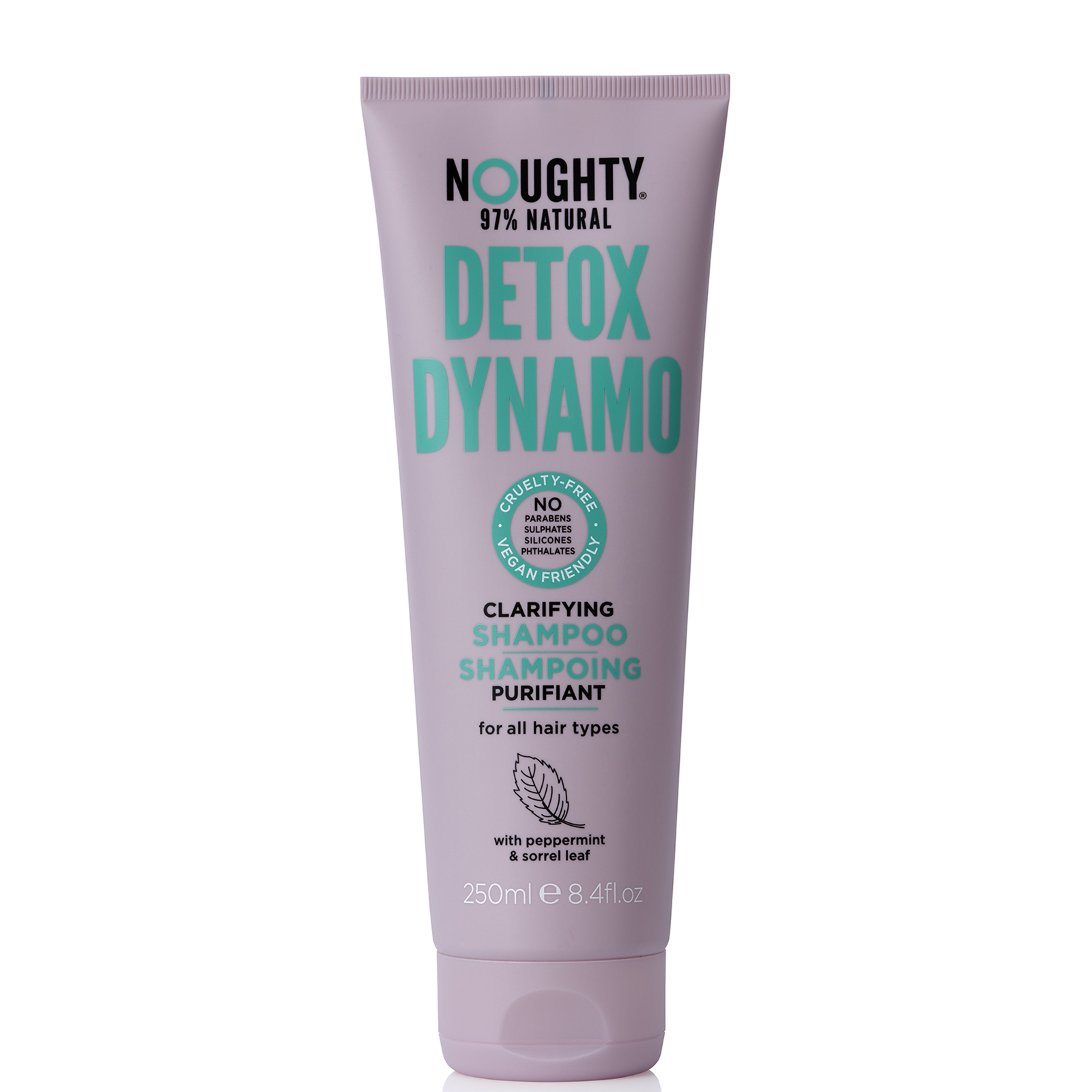 Noughty Detox Dynamo Clarifying Shampoo 250ml | LOOKFANTASTIC