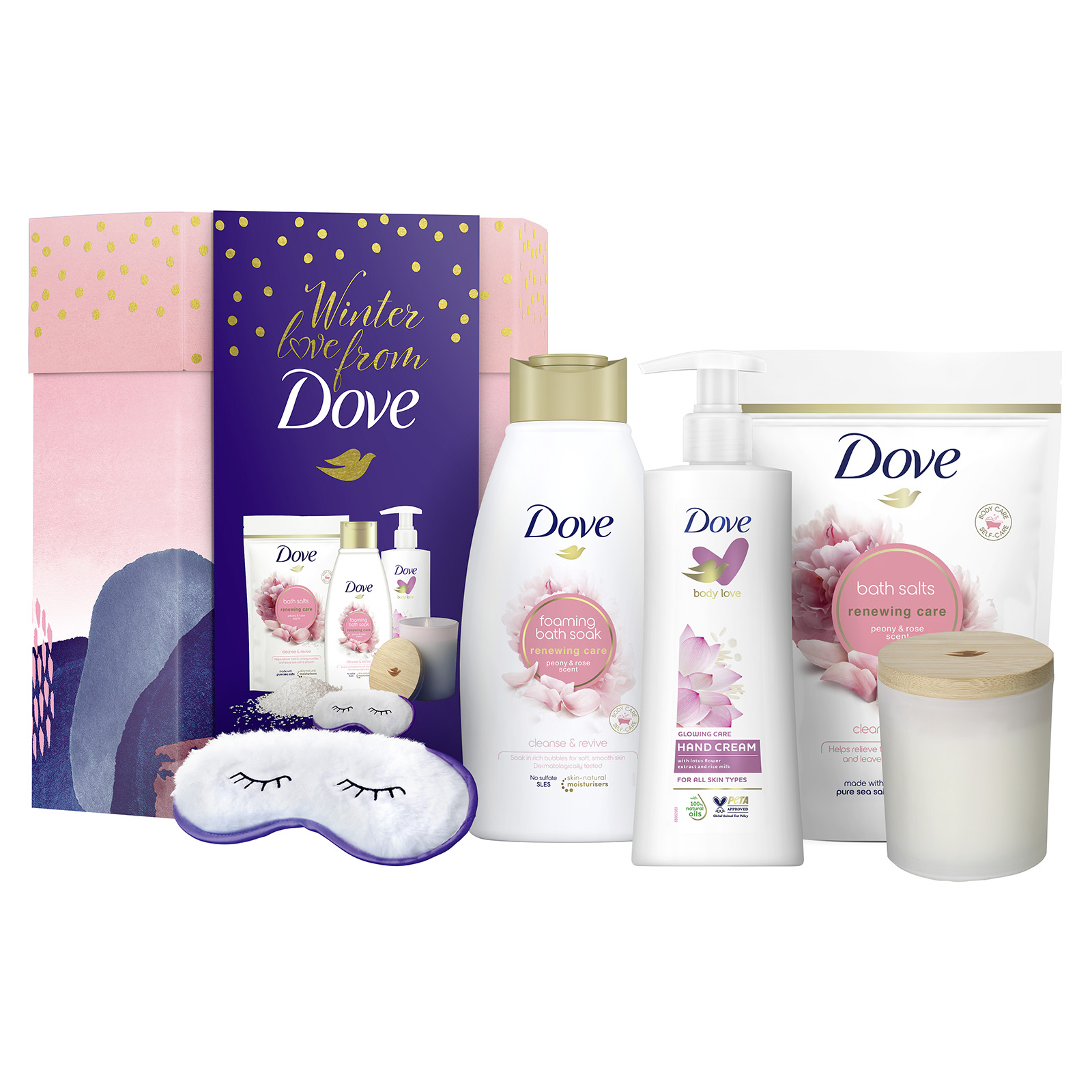 Dove Winter Love From Dove Gift Set 3 Piece | LOOKFANTASTIC