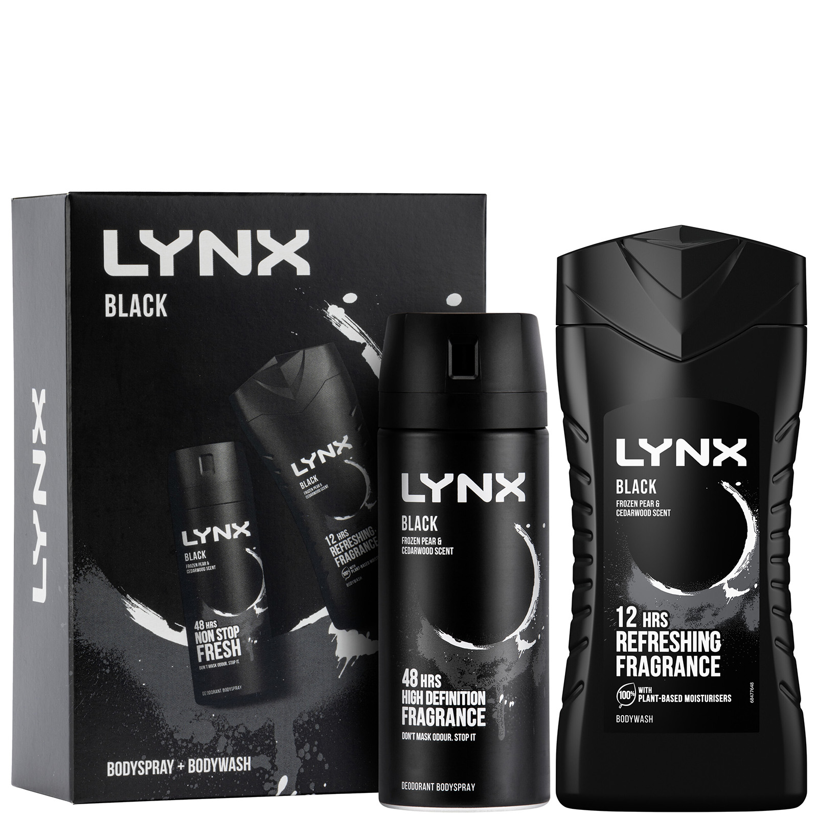 Lynx Black Duo Gift Set for Men 2 Piece | LOOKFANTASTIC