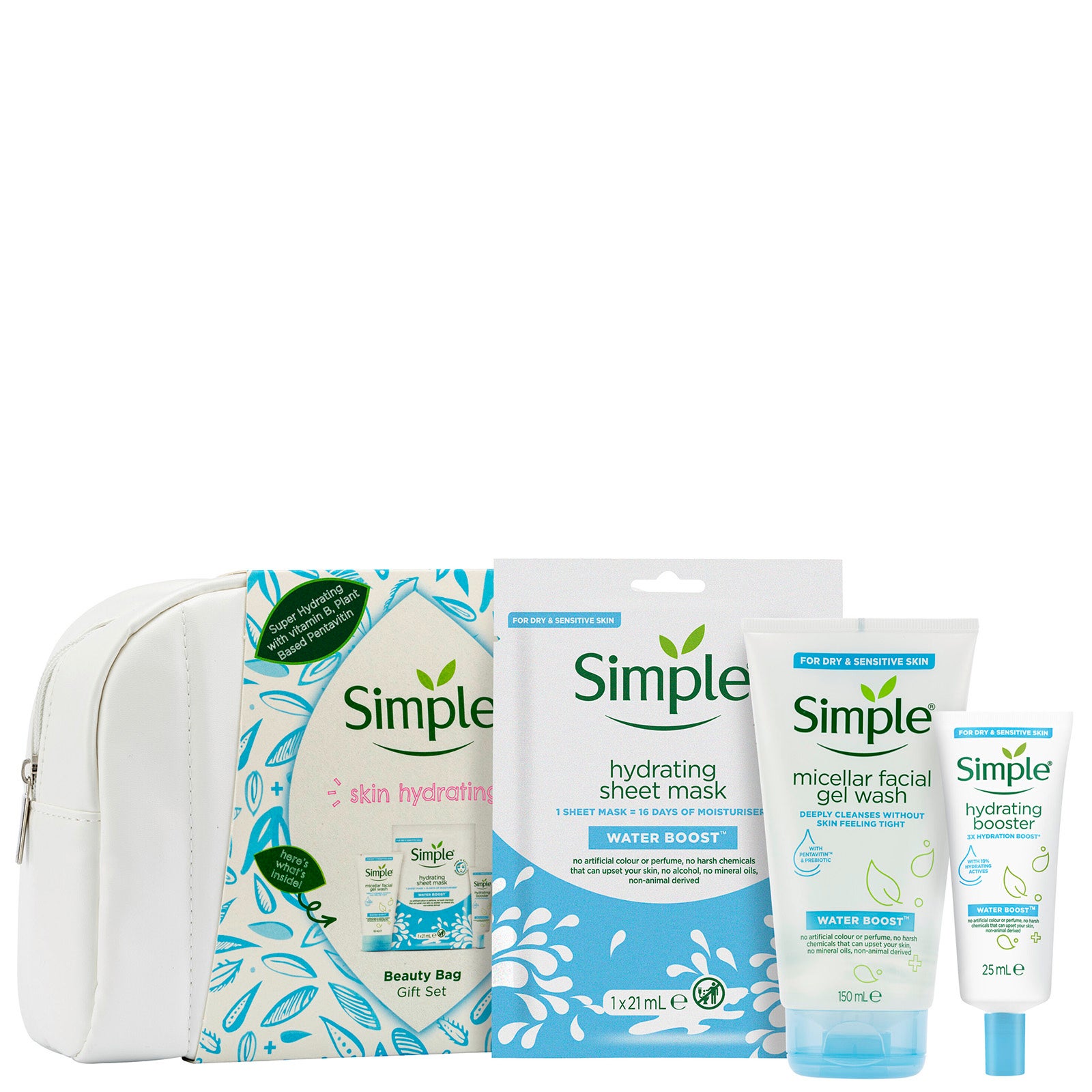 Simple Skin Hydrating Beauty Bag Gift Set | LOOKFANTASTIC