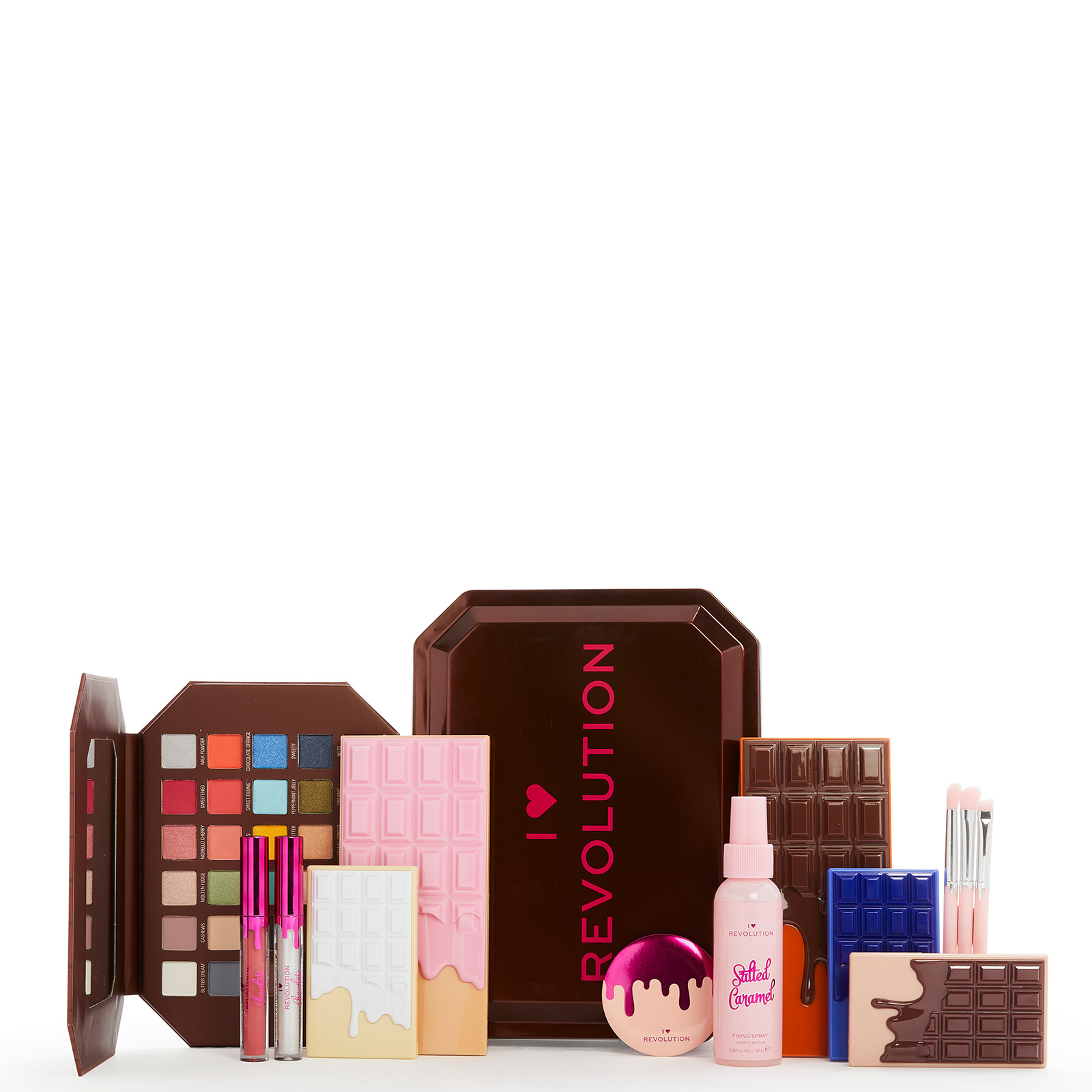 I Heart Revolution Chocolate Vault Tin (Worth £87.00) | LOOKFANTASTIC