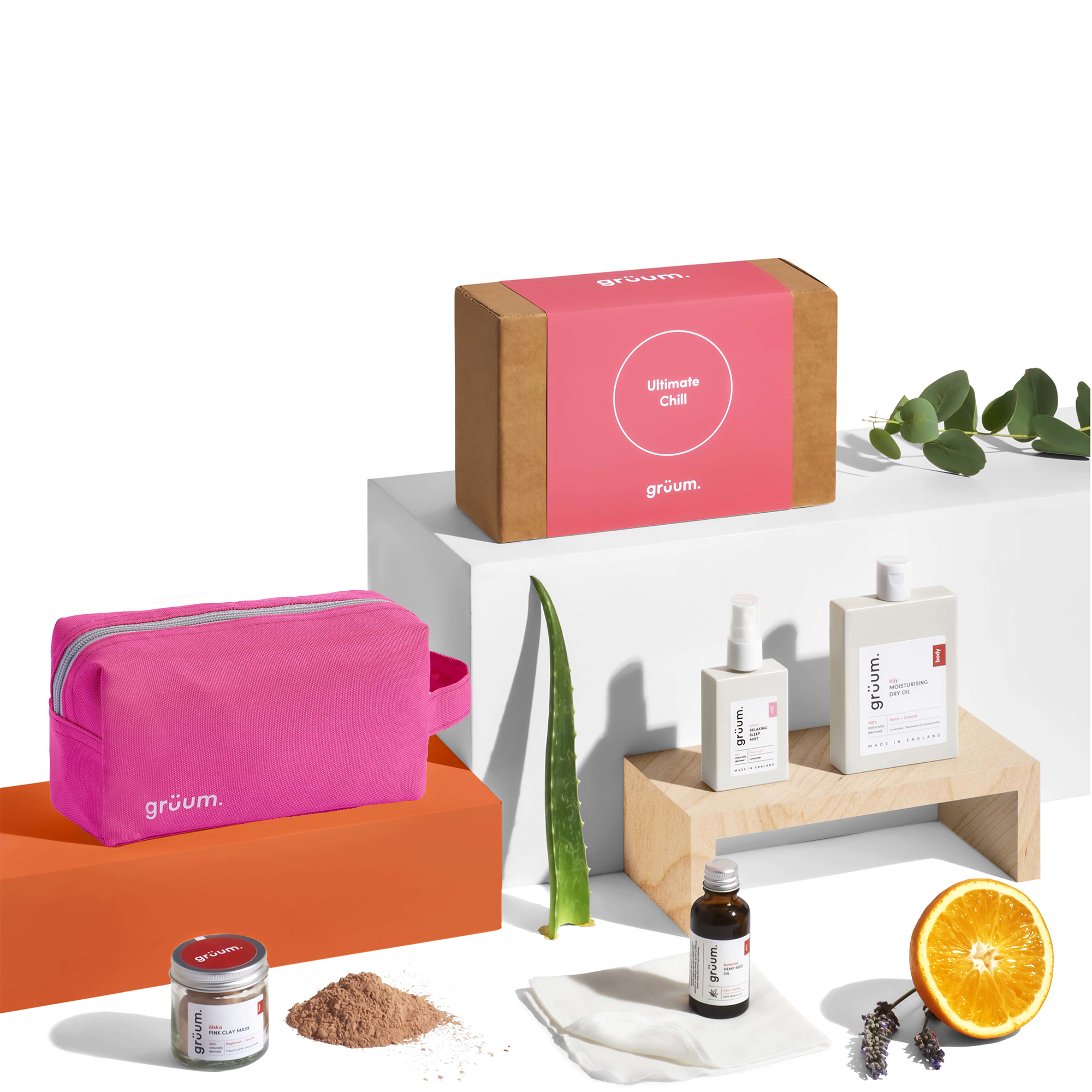 grüum Hygge Home Spa Ultimate Chill Gift Set | LOOKFANTASTIC