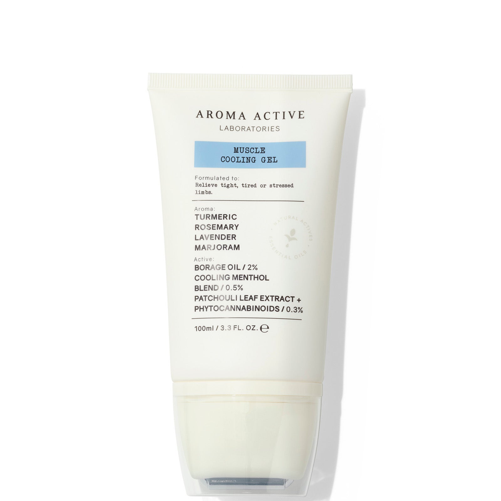 Aroma Active Muscle Cooling Gel 100ml | LOOKFANTASTIC