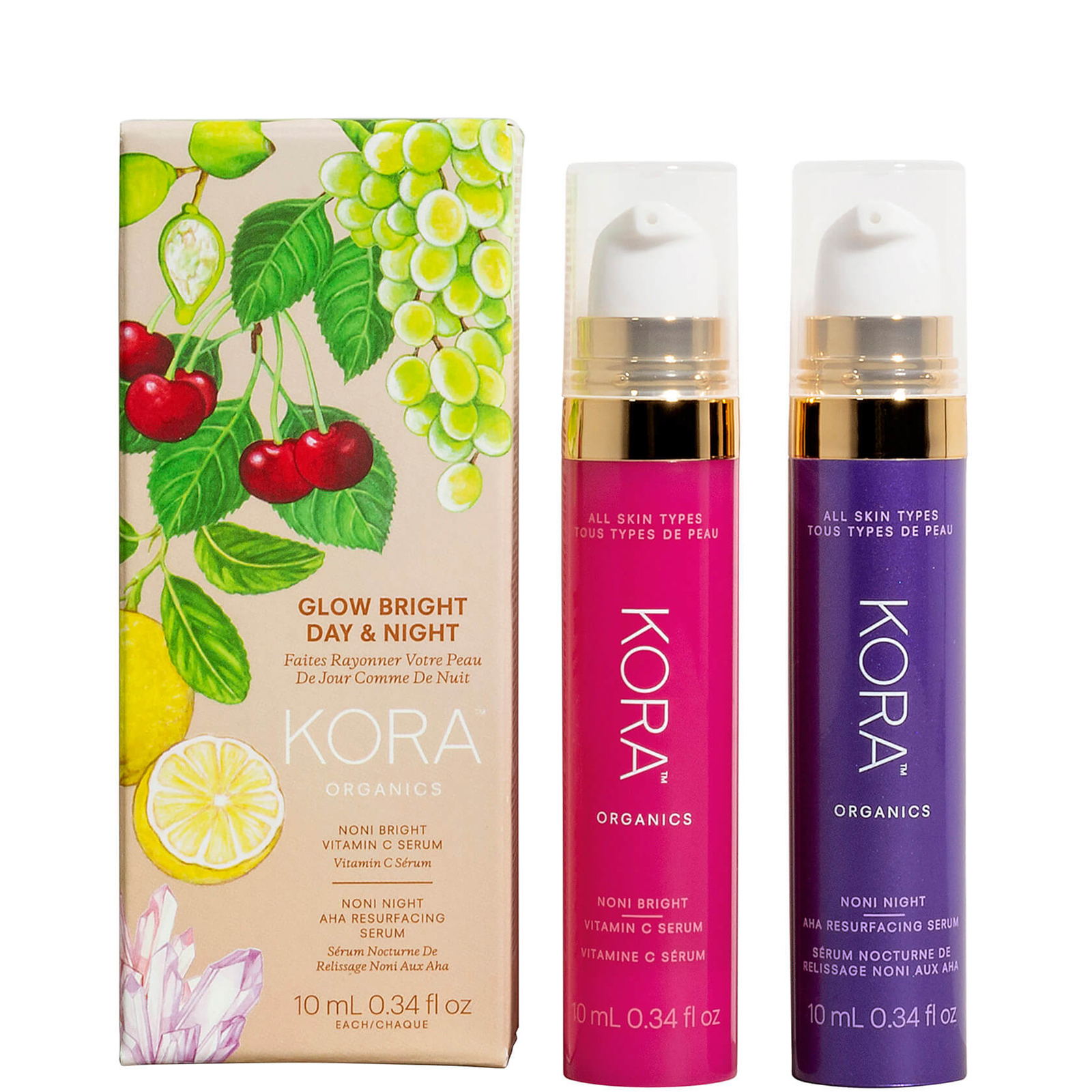 Kora Organics Glow Bright Day to Night Set | Cult Beauty