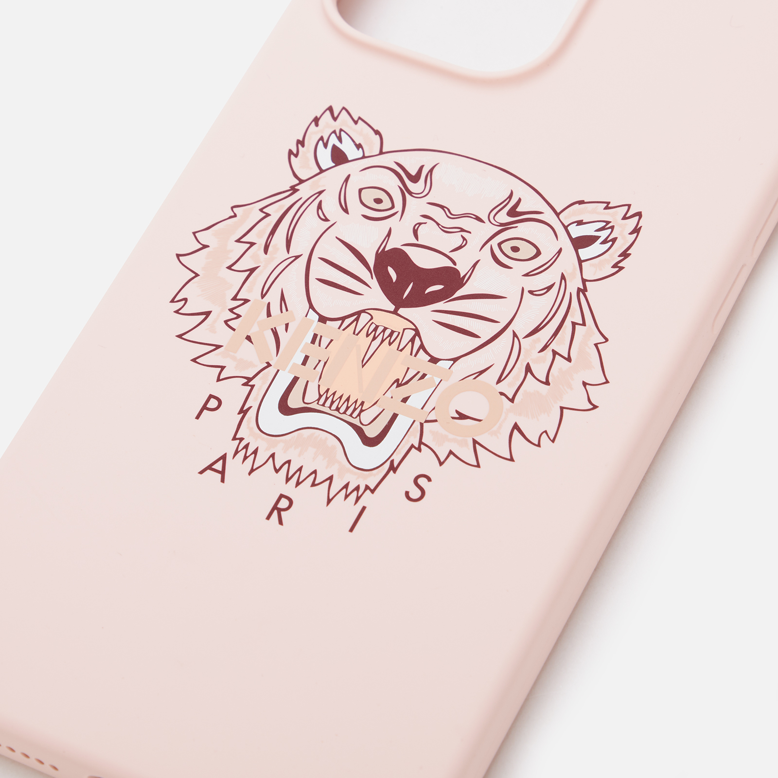 KENZO Women s Iphone 13 3D Tiger Case Faded Pink Coggles