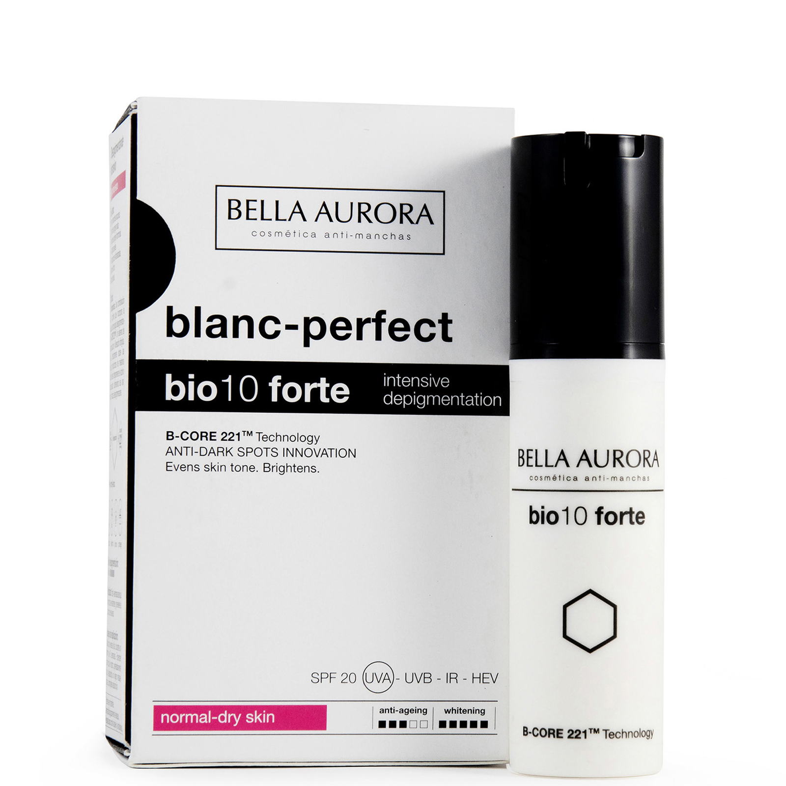 Bella Aurora Bio10 Forte Intensive Anti-Dark Spot Treatment Normal-Dry Skin 30ml | LOOKFANTASTIC