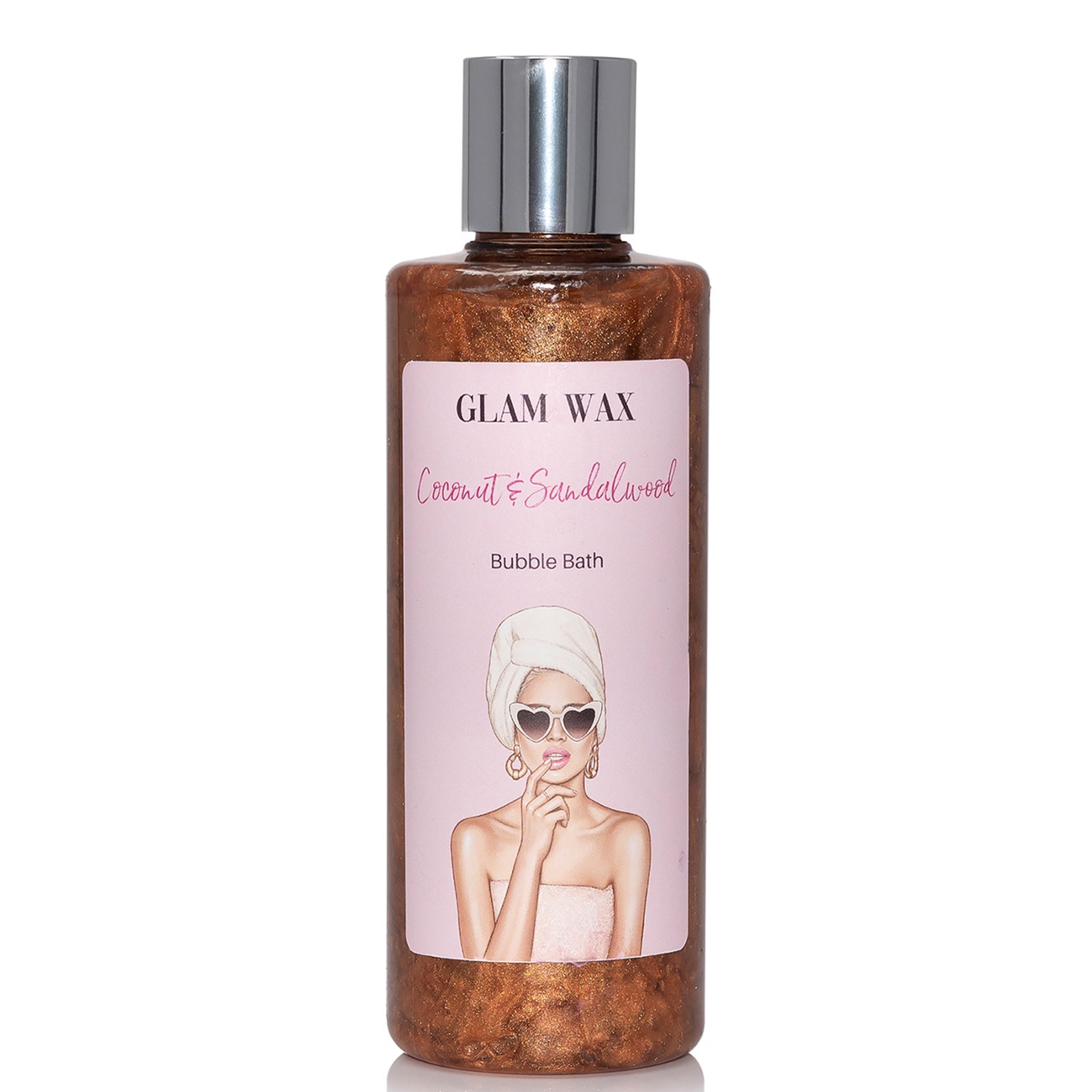 Glam Wax Coconut and Sandalwood Bubble Bath 250ml | LOOKFANTASTIC