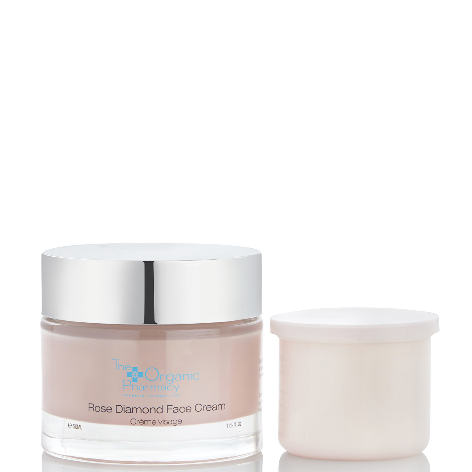 The Organic Pharmacy Rose Diamond Face Cream Refill 50ml | LOOKFANTASTIC