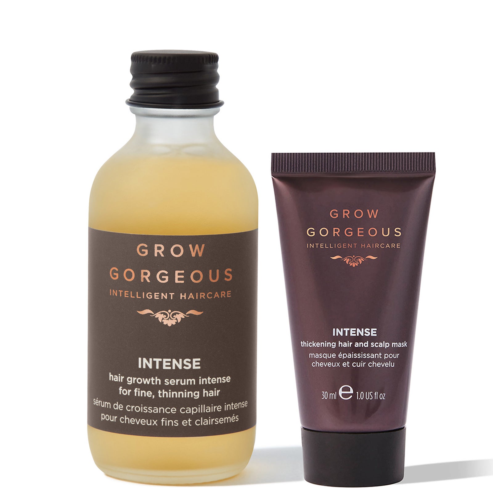 Grow Gorgeous Intense Serum and Mini Mask Duo | LOOKFANTASTIC