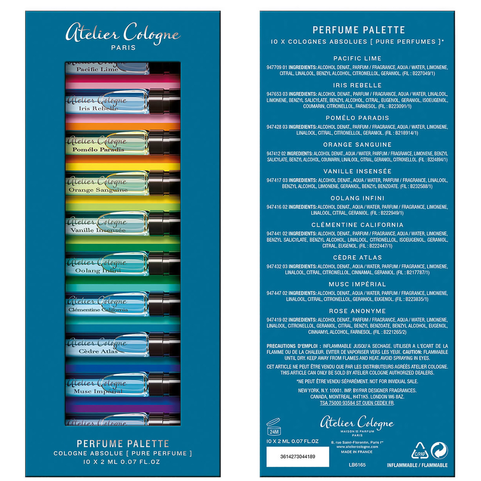 Atelier Cologne Perfume Pallete | Cult Beauty