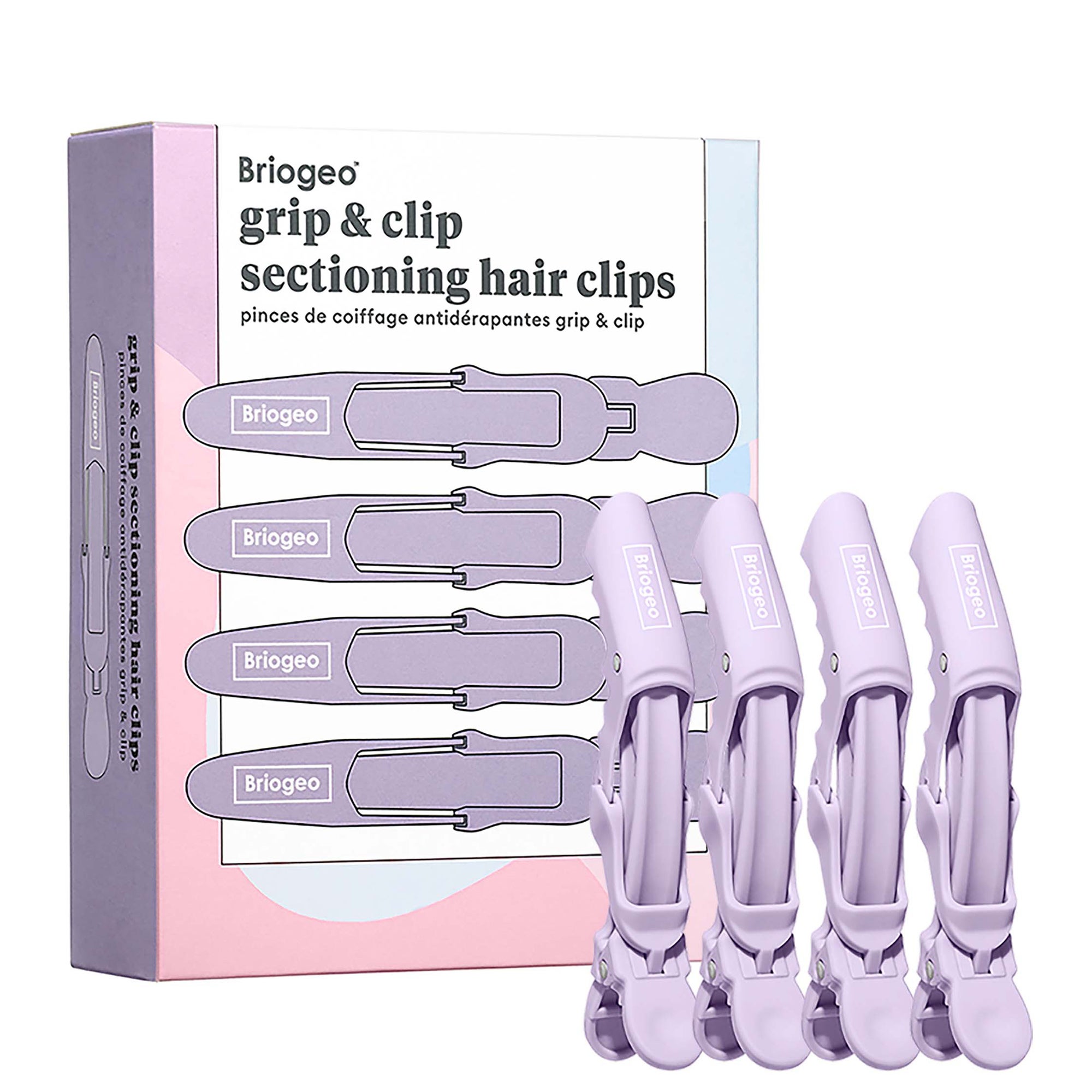Briogeo Grip & Clip Sectioning Hair Clips | Dermstore
