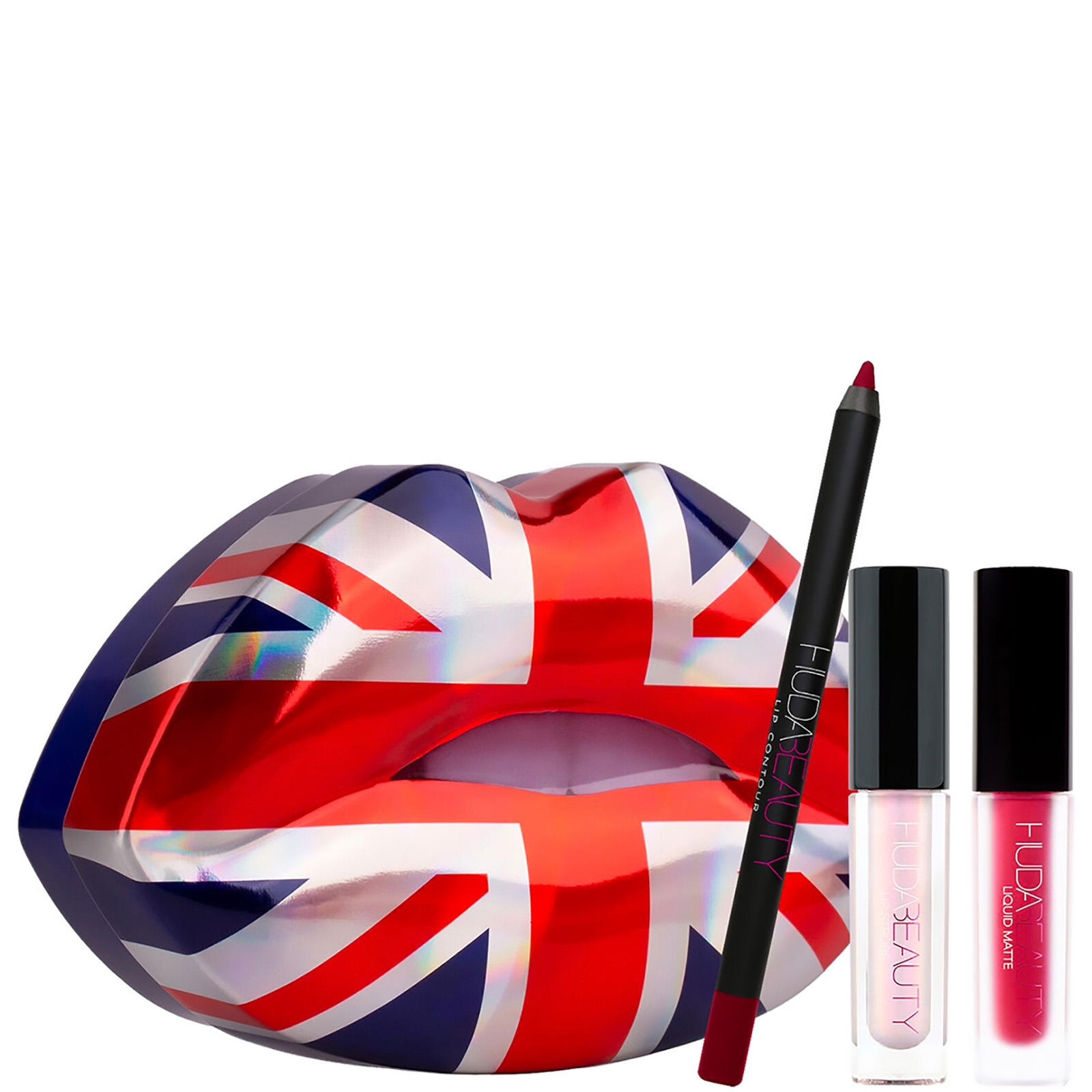 Huda Beauty Union Jack Lip Tin | Cult Beauty