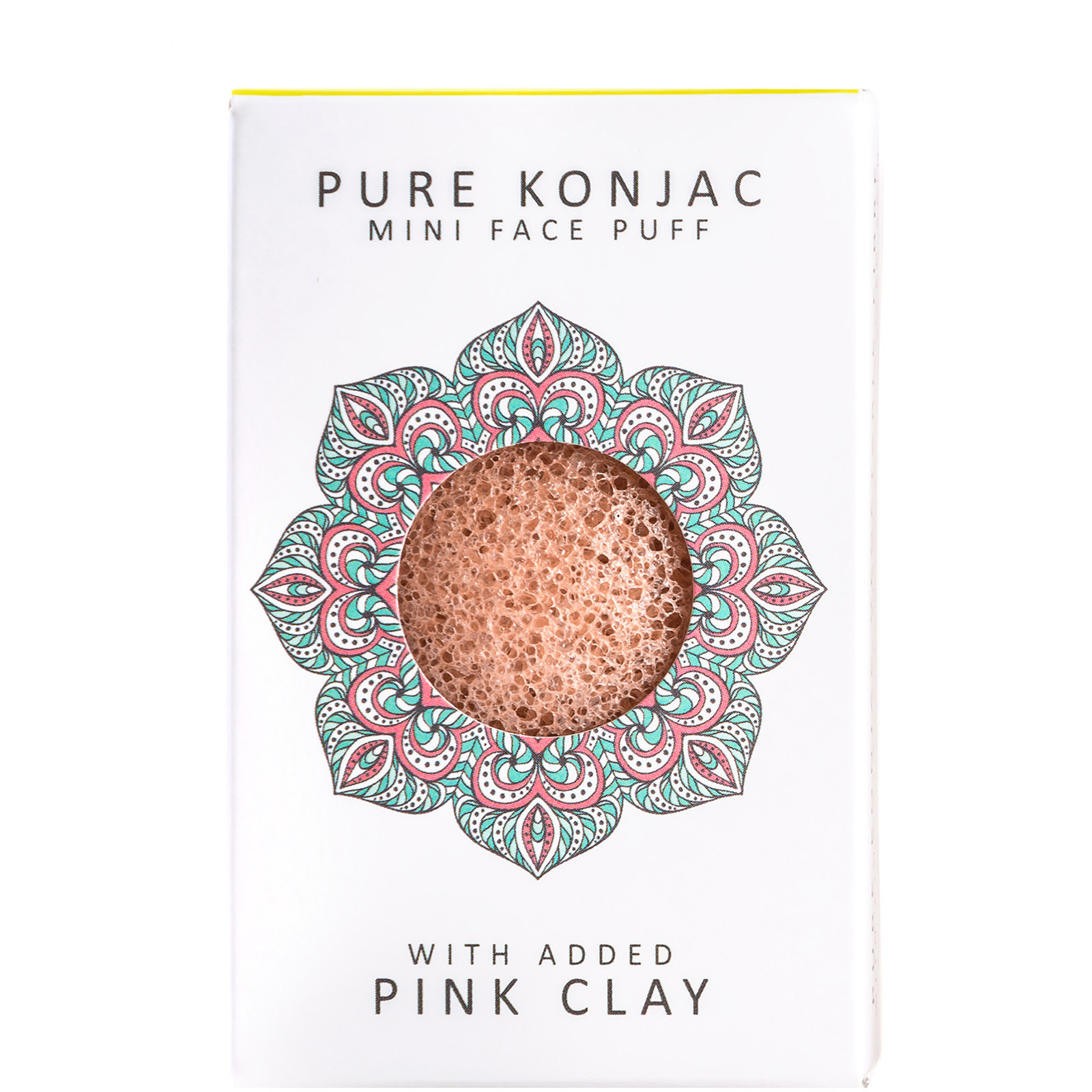 The Konjac Sponge Company Pure Konjac Mini Face Puff with Pink French ...