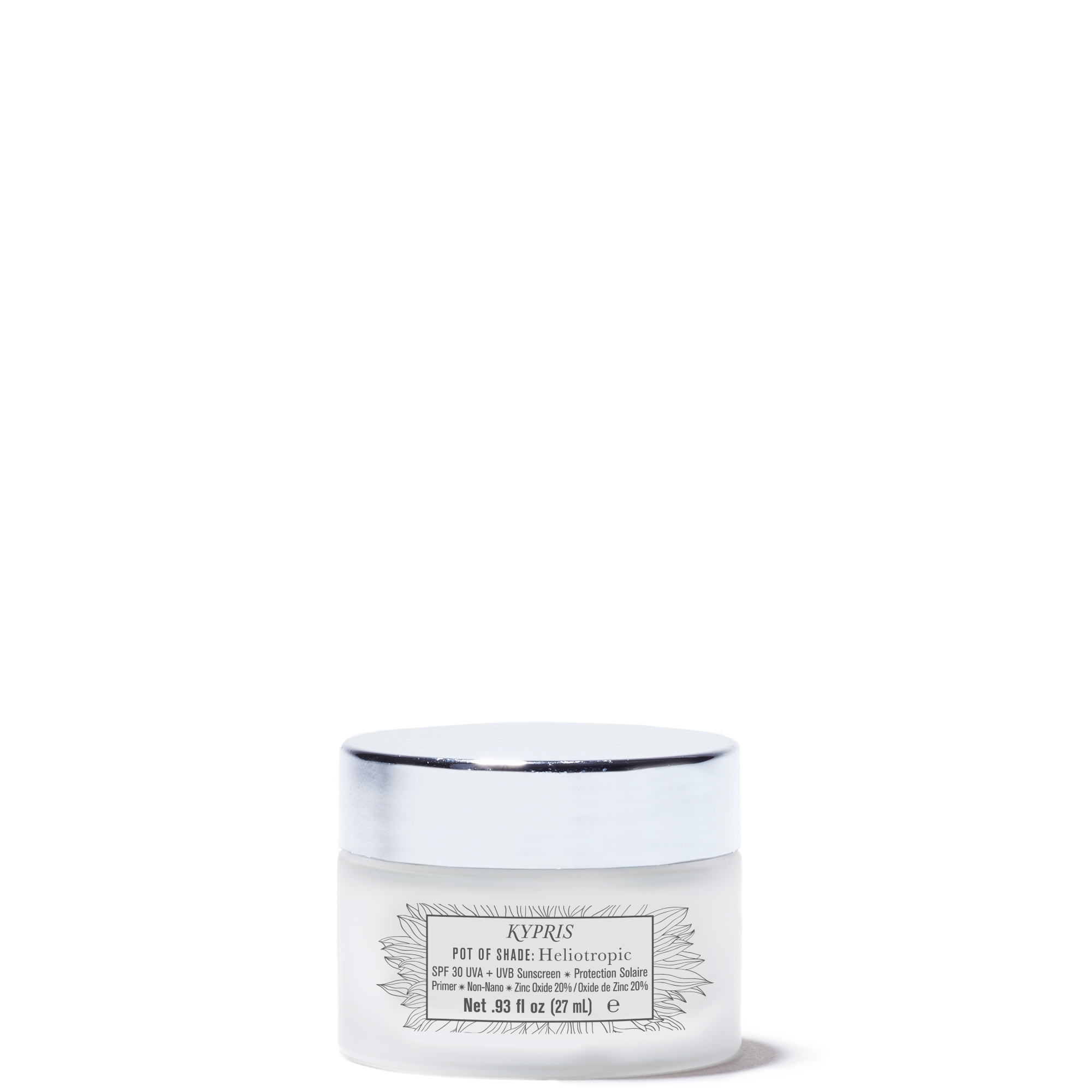 KYPRIS Pot of Shade: Heliotropic SPF 30 & Primer 27ml | Dermstore