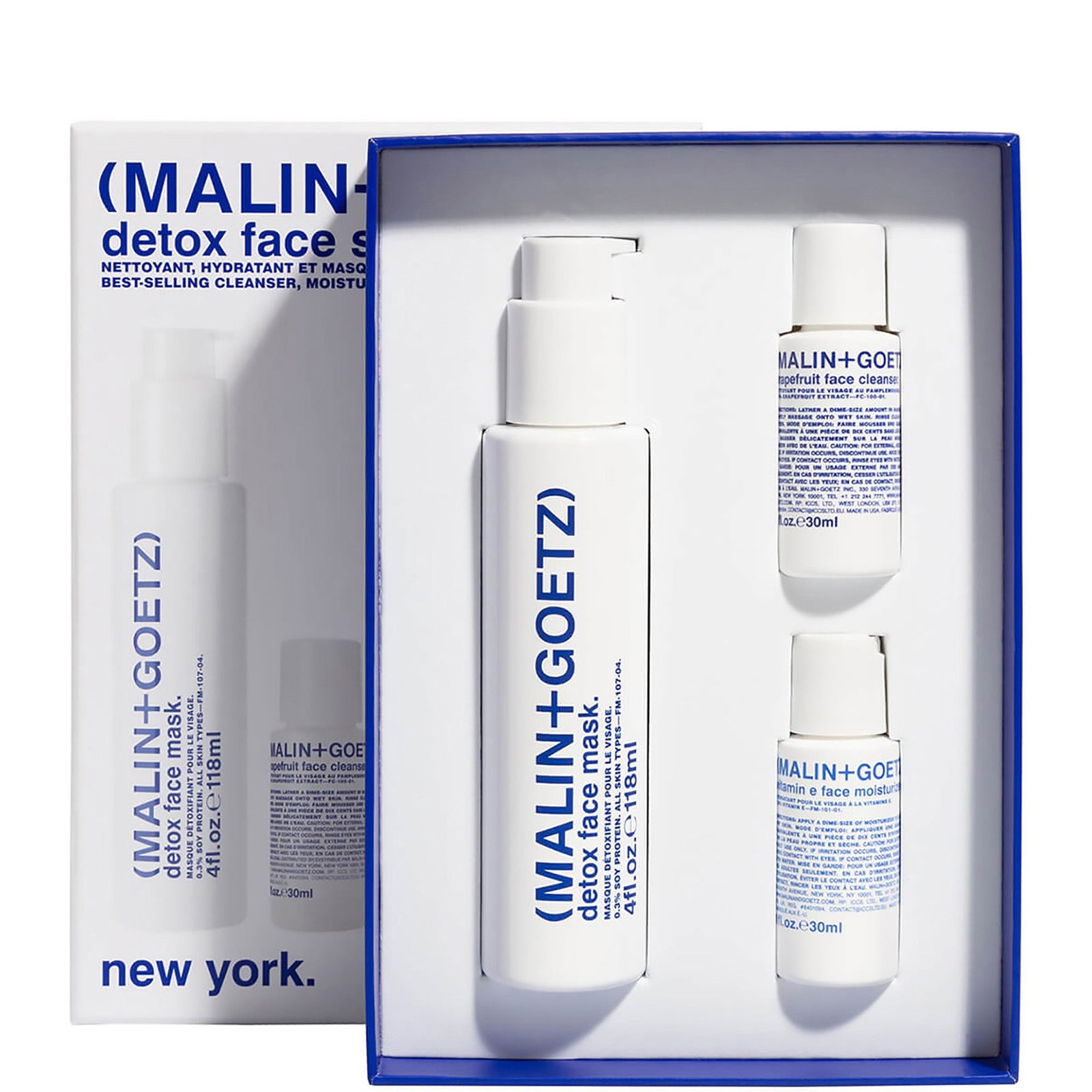 MALIN + GOETZ Detox Face Set | Cult Beauty
