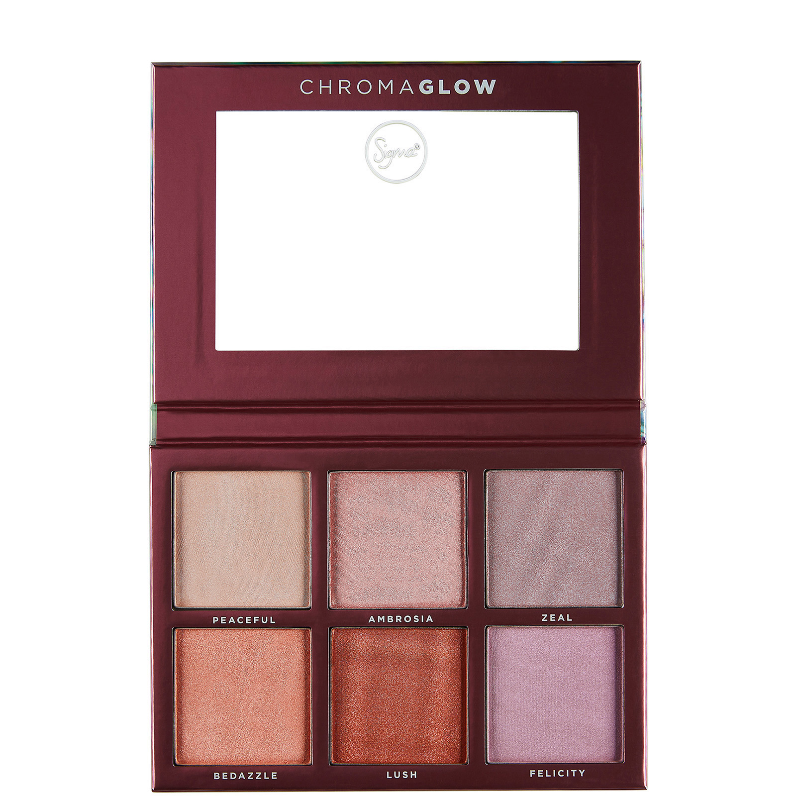 Sigma Beauty Chroma Glow Shimmer + Highlight Palette | Cult Beauty