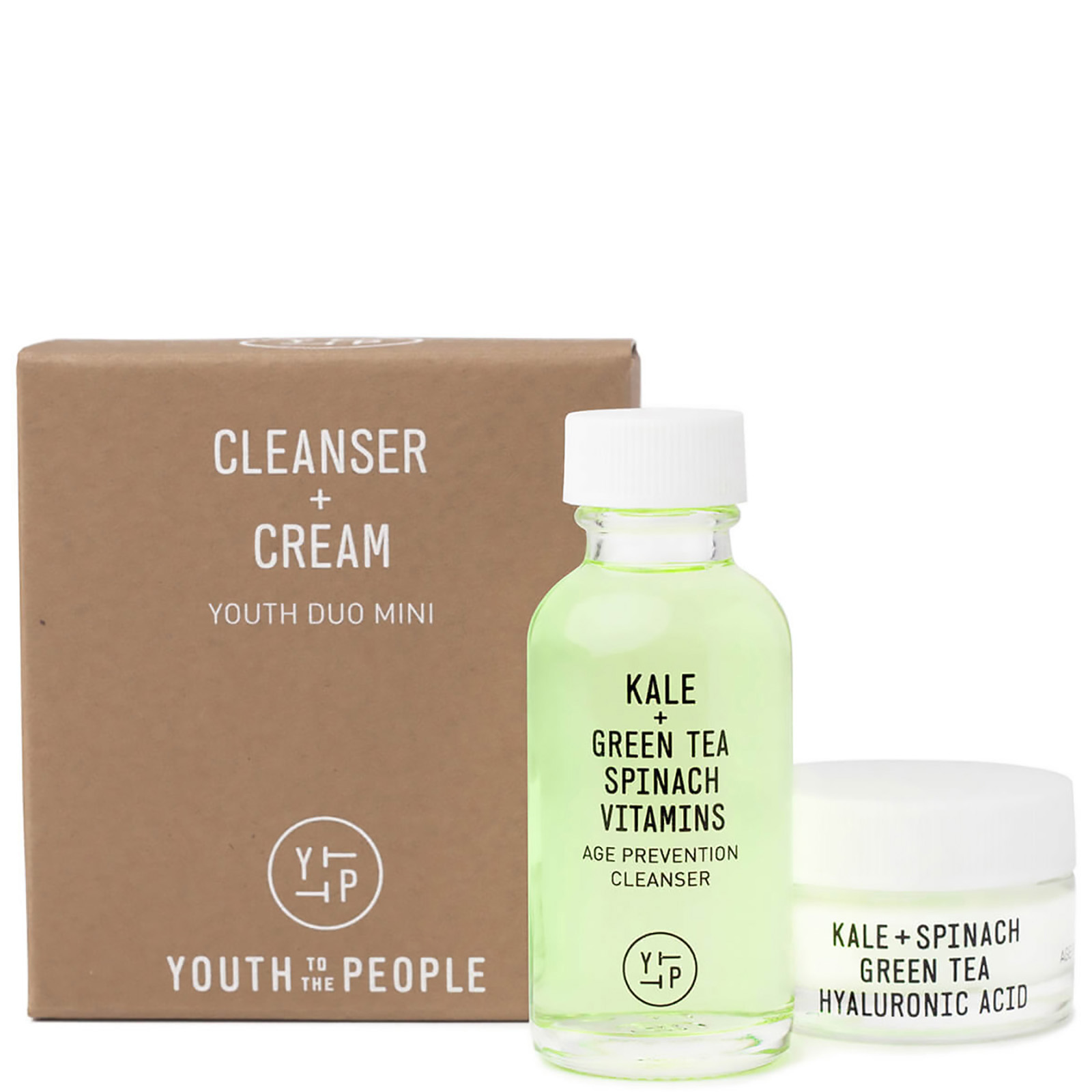 Youth To The People Cleanser + Cream Youth Duo Mini | Cult Beauty