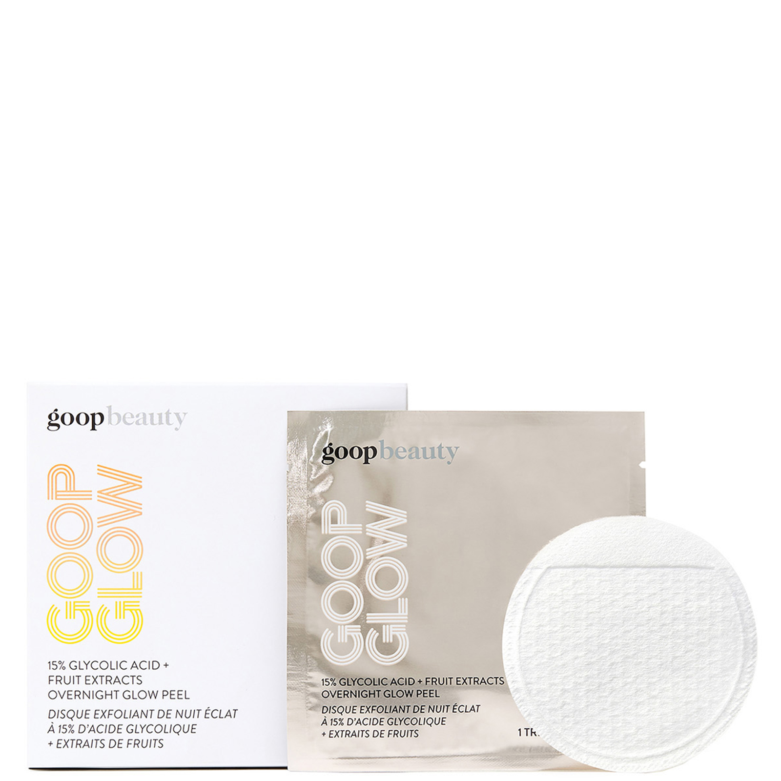 goop 15% Glycolic Acid Overnight Glow Peel 12 Pack | Cult Beauty