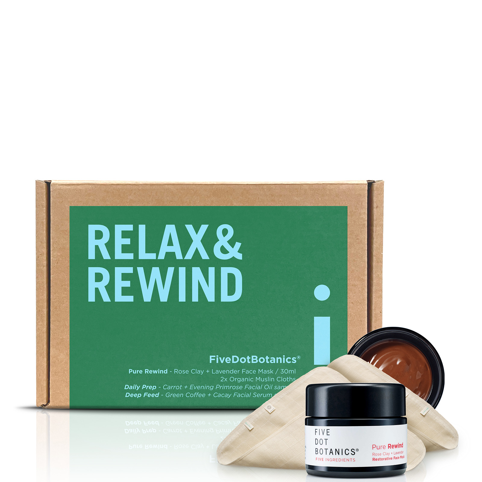 Five Dot Botanics Relax and Rewind Gift Set (Worth £34.00) | LOOKFANTASTIC