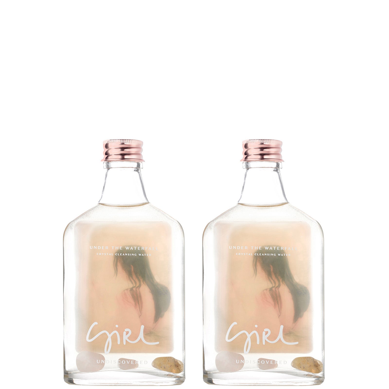 Girl Undiscovered Under The Waterfall Crystal Cleansing Water Duo ...