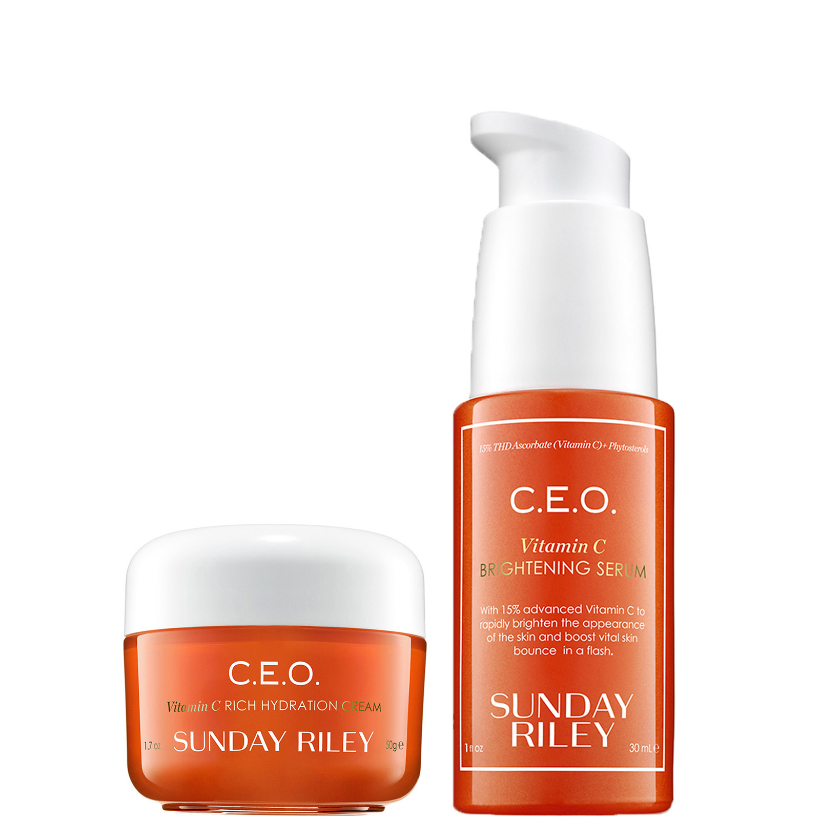 Sunday Riley CEO Serum & CEO Cream Duo | Cult Beauty