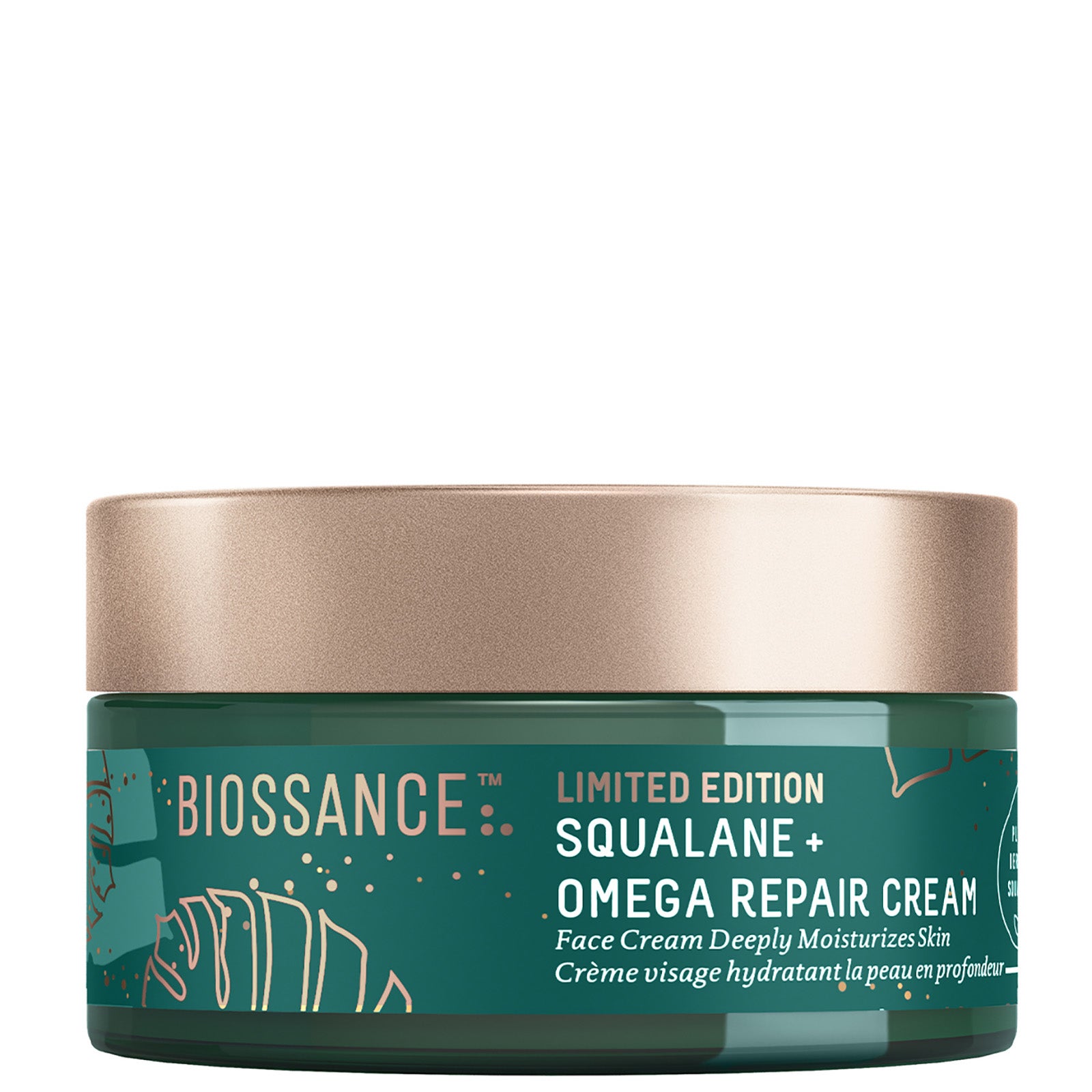 Biossance Squalane and Omega Repair Cream Jumbo 100ml | LOOKFANTASTIC