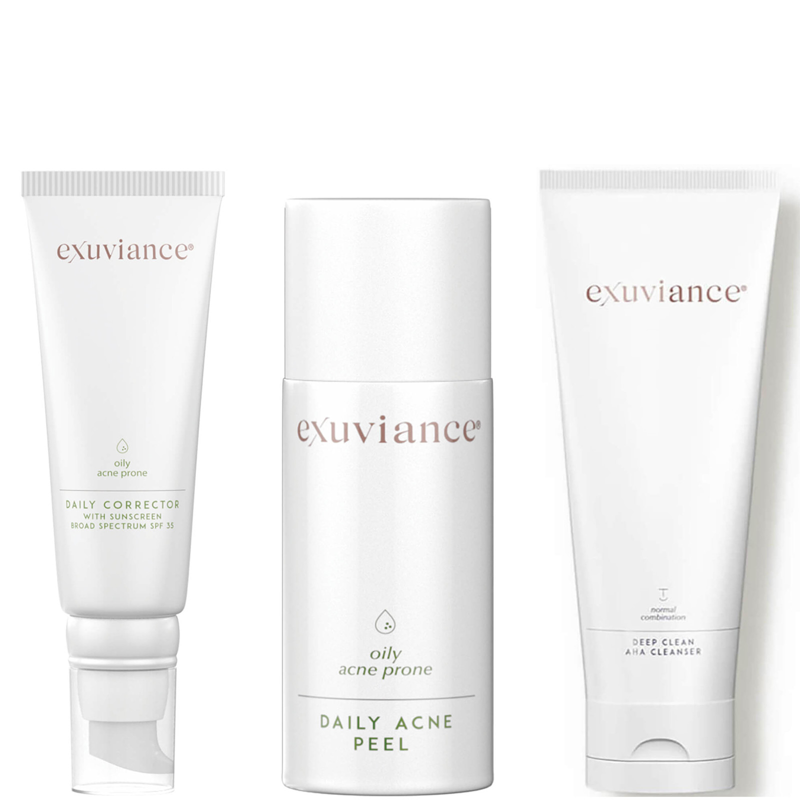 Exuviance Exclusive Oily & Acne Prone Trifecta | LOOKFANTASTIC