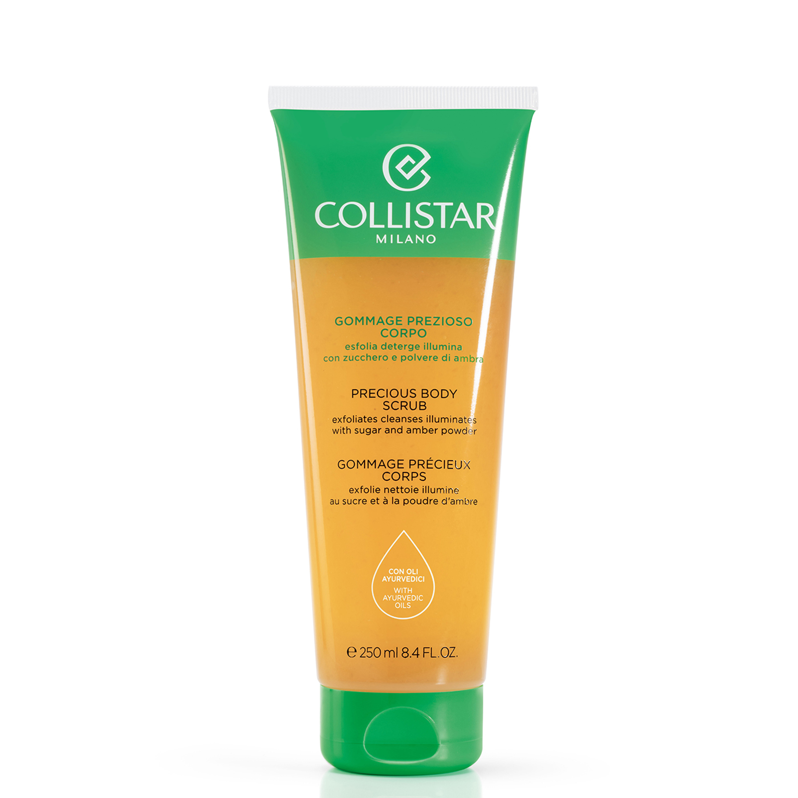 Collistar Precious Body Scrub Exfoliates Cleanses Illuminates with ...