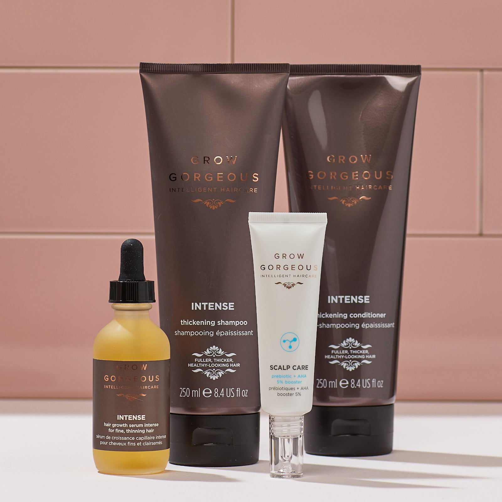Grow Gorgeous Ultimate Intense and AHA Bundle | LOOKFANTASTIC